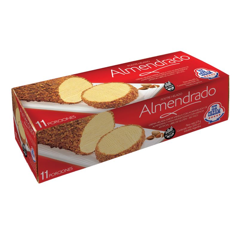 Postre helado Ice Cream almendrado 775 g. - Carrefour
