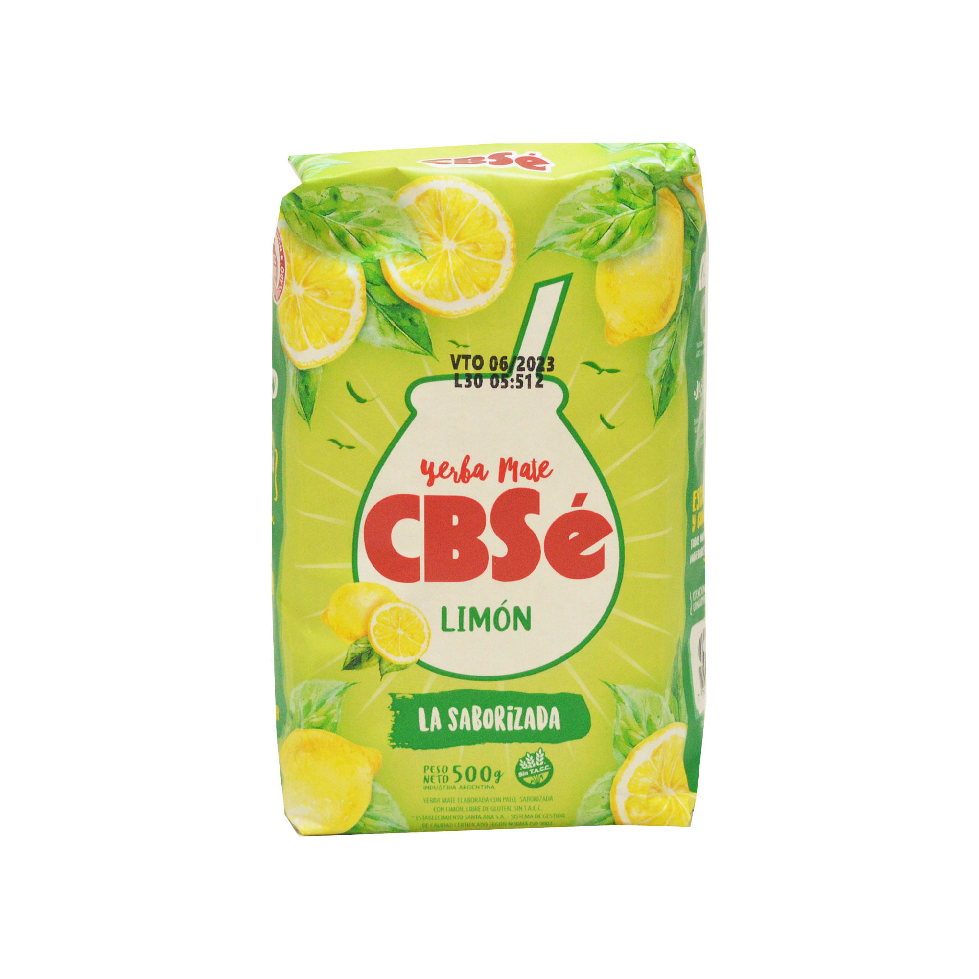 Yerba mate Cbsé limón 500 g. - Carrefour