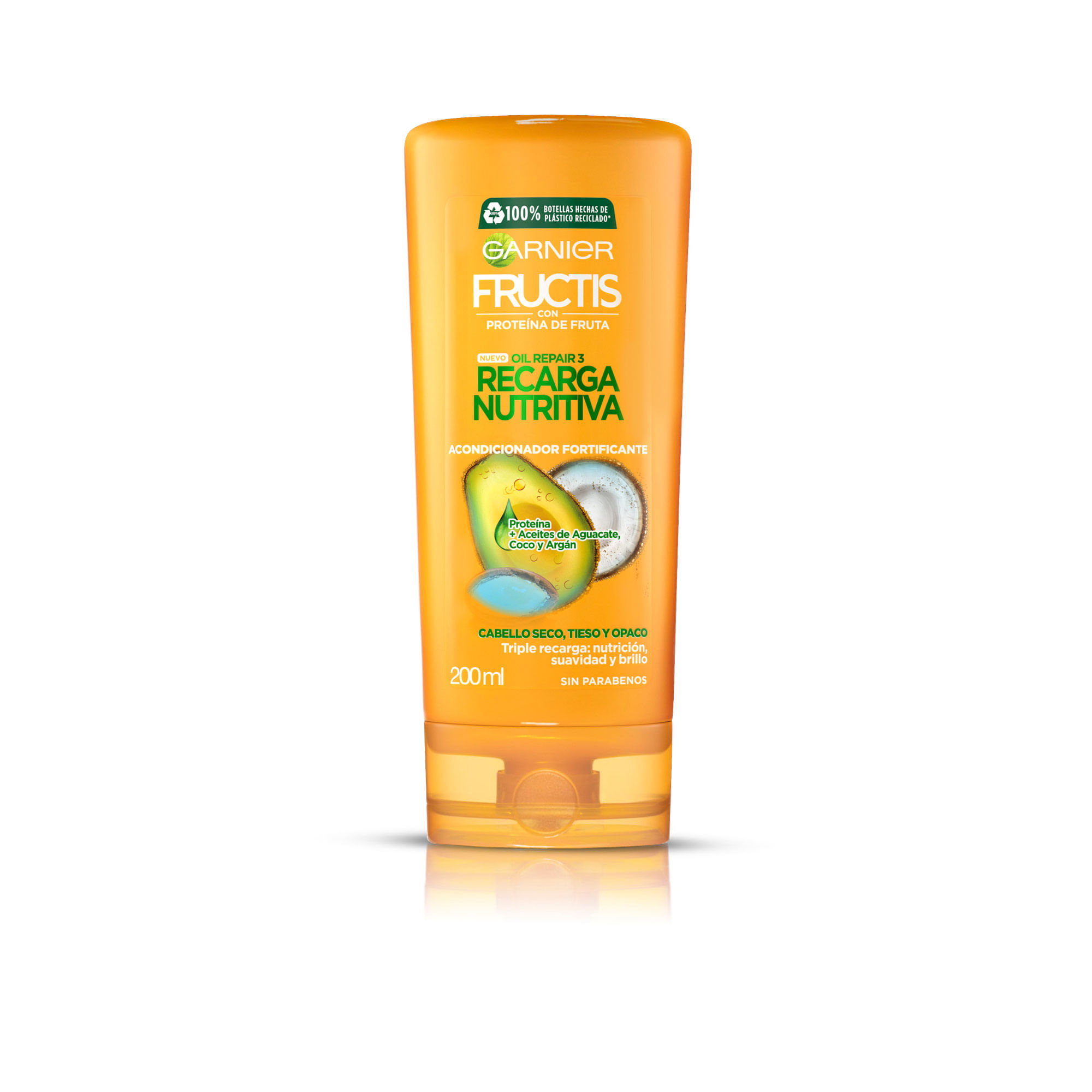 Acondicionador Garnier recarga nutritiva fructis 200 cc. - Carrefour