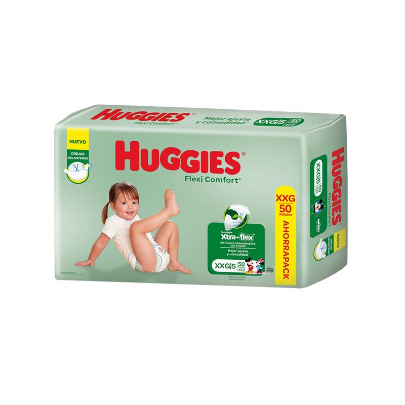 Pañales Huggies Talle Xxg Flexi Confort X 50 Uni Carrefour