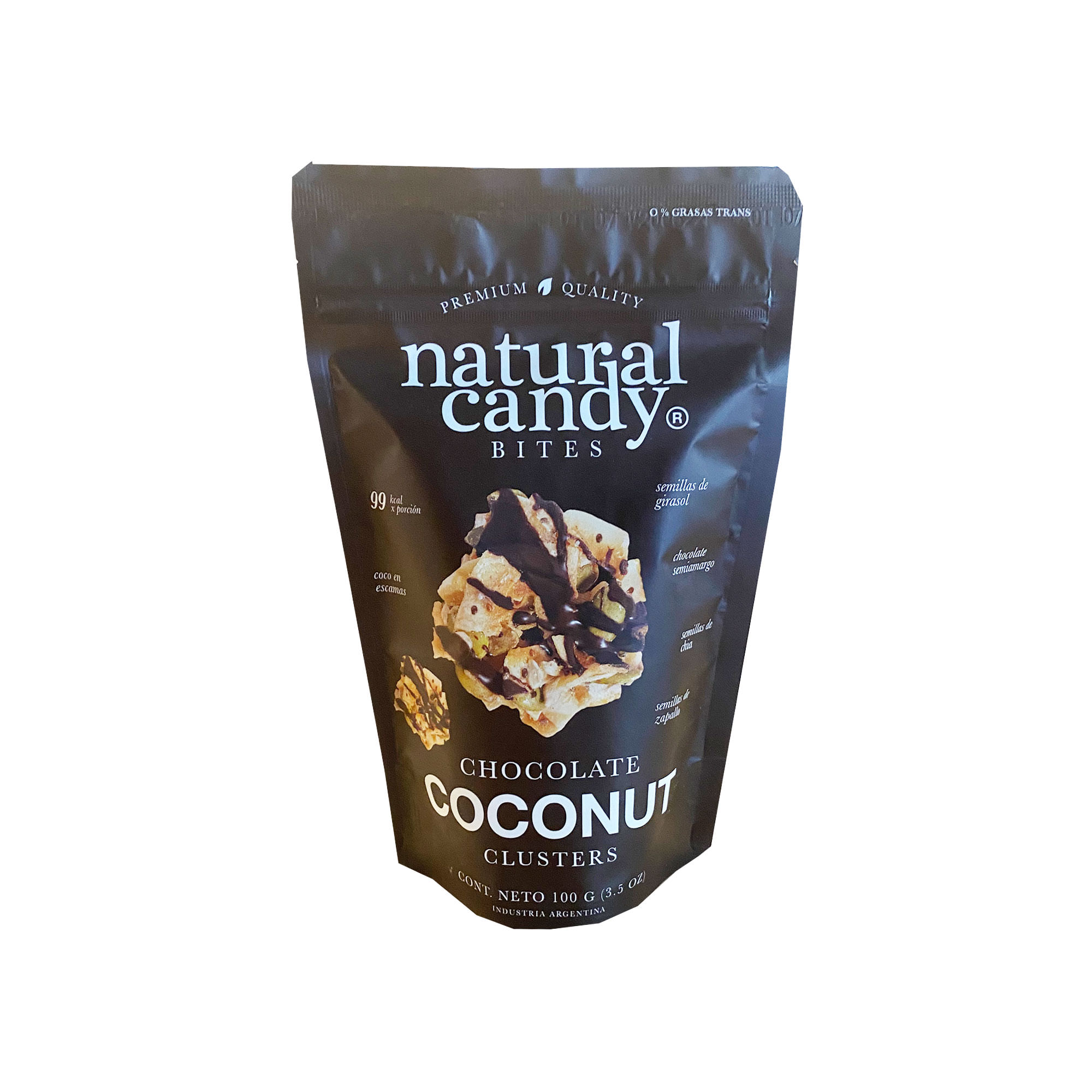 Coconut Natural Candy chocolate doy pack 100 g. - Carrefour