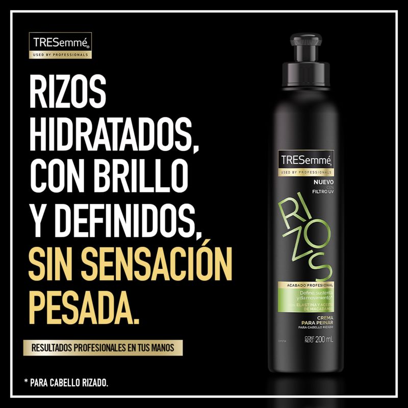 Crema para peinar Tresemmé rizos 200 cc. - Carrefour