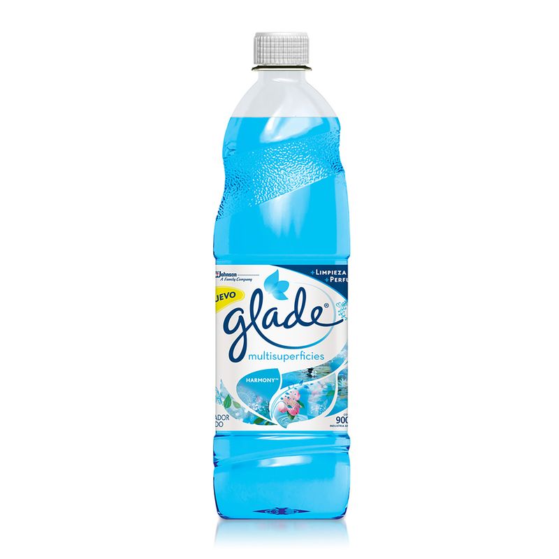 Limpiador líquido multisuperficies Glade harmony botella 900 ml. - Carrefour