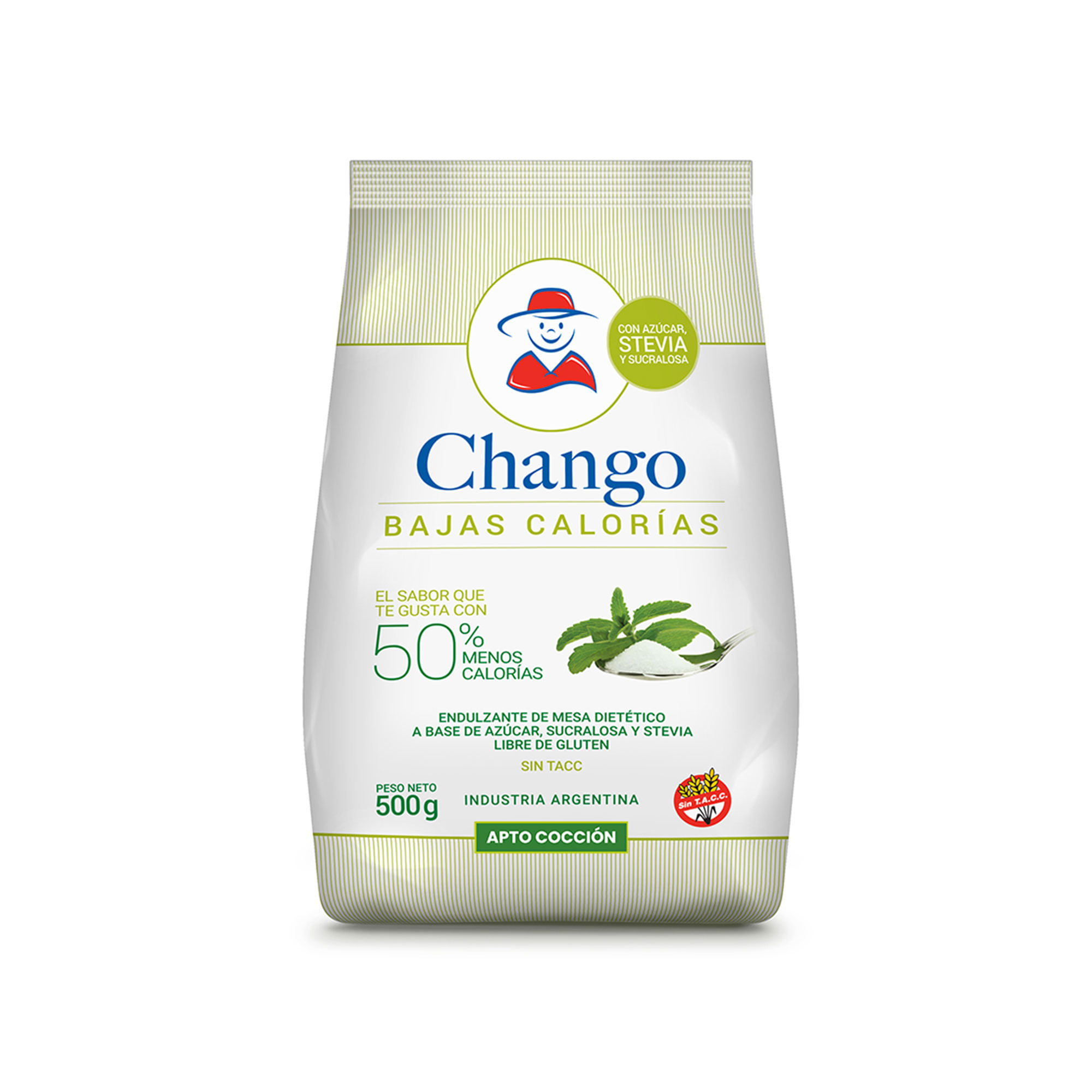 Azúcar Chango bajas calorías 500 g. - Carrefour