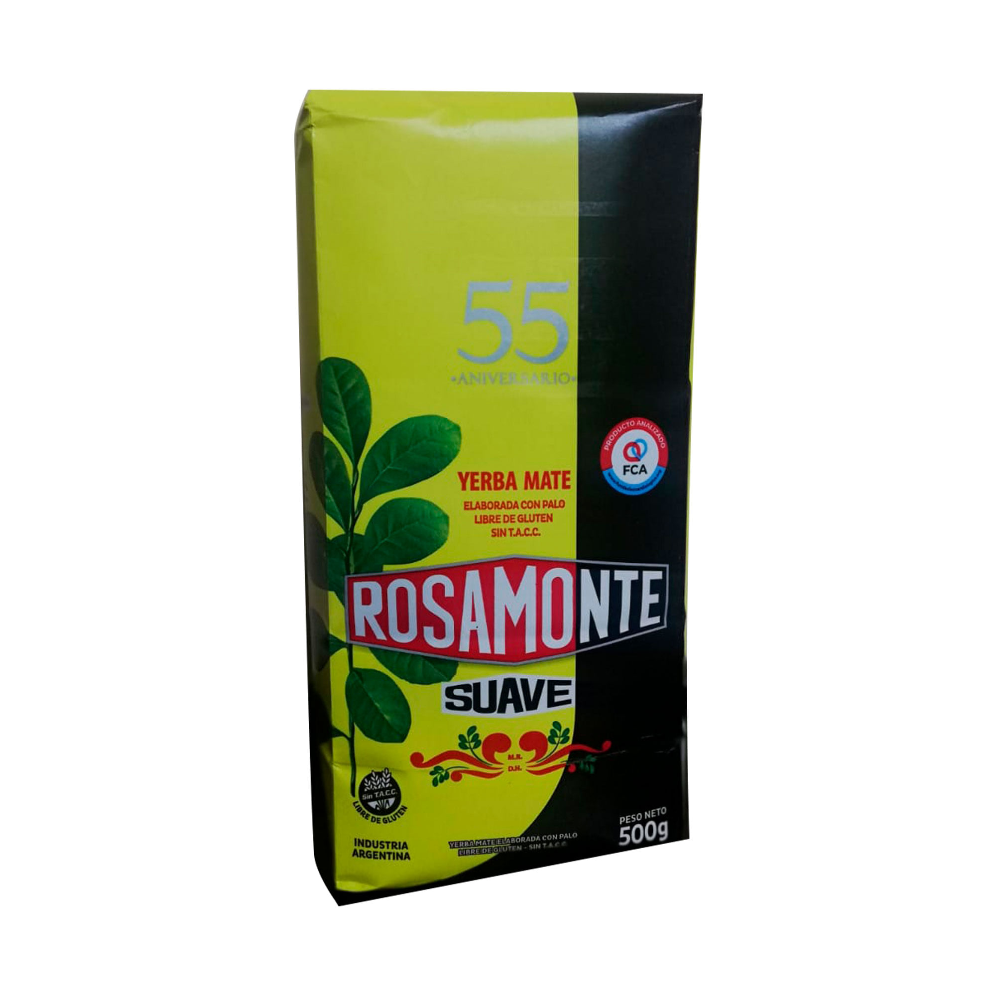 Yerba mate Rosamonte suave 55 aniversario 500 g. - Carrefour