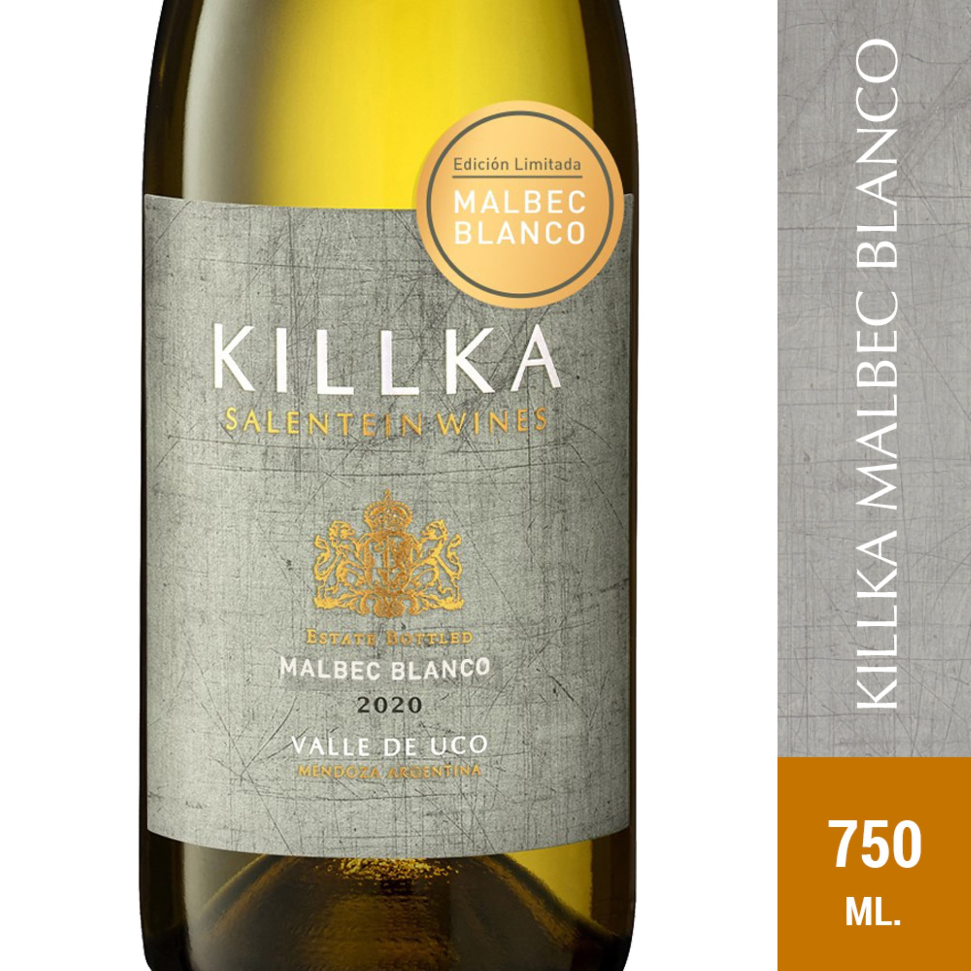 Vino blanco Mallbec Killka selentein 630 ml - Carrefour
