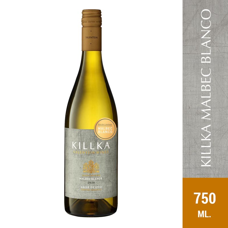 Vino blanco Mallbec Killka selentein 630 ml - Carrefour