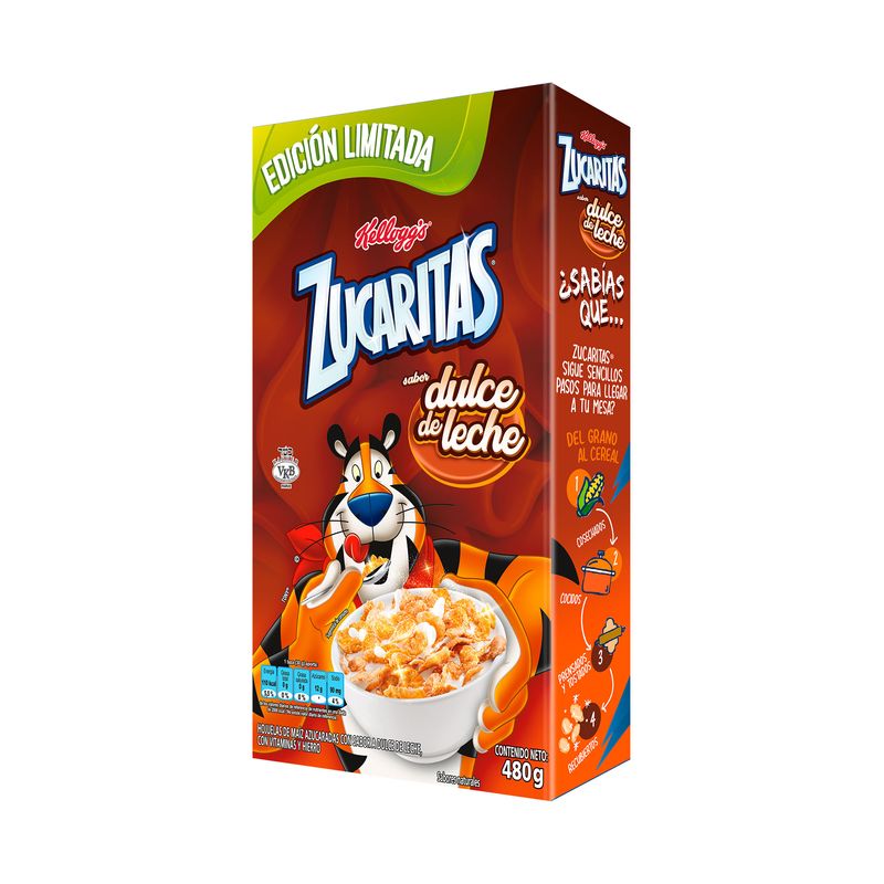 Copos De Maíz Kelloggs Con Dulce De Leche Zucaritas 480 G Carrefour
