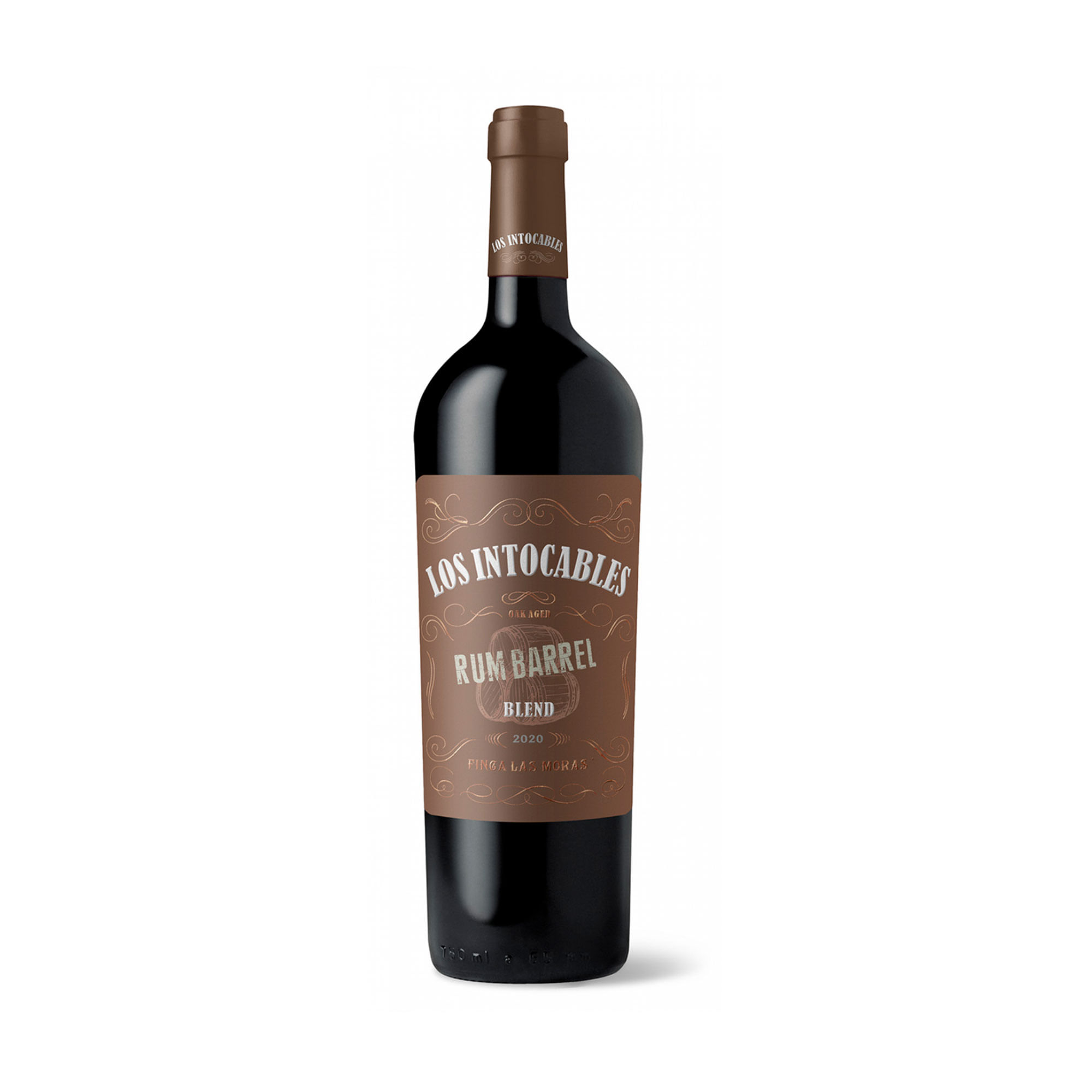 Vino tinto Los Intocables blend rum barrel 750 cc. - Carrefour