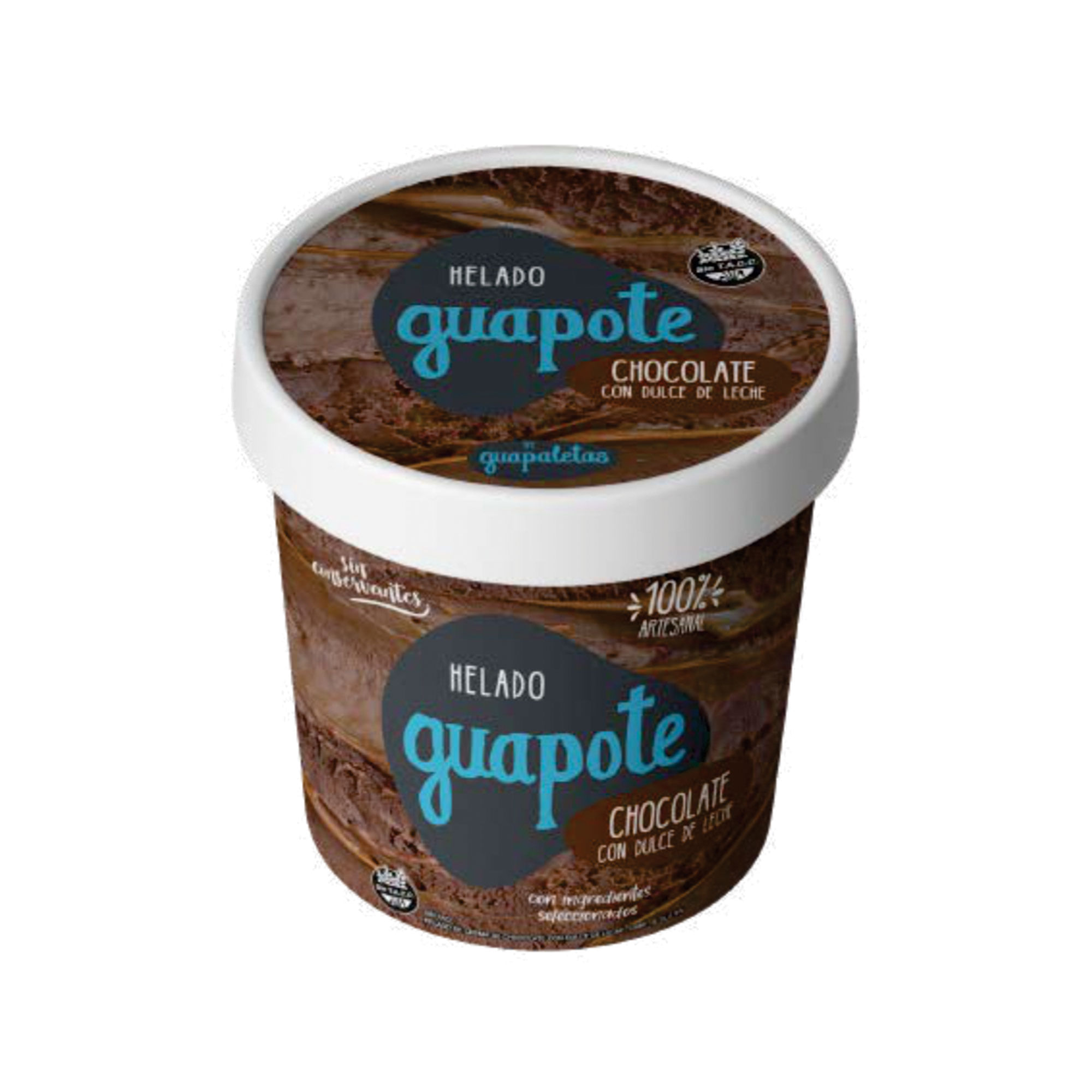 Helado Guapote chocolate dulce de leche sin TACC 500 cc. - Carrefour