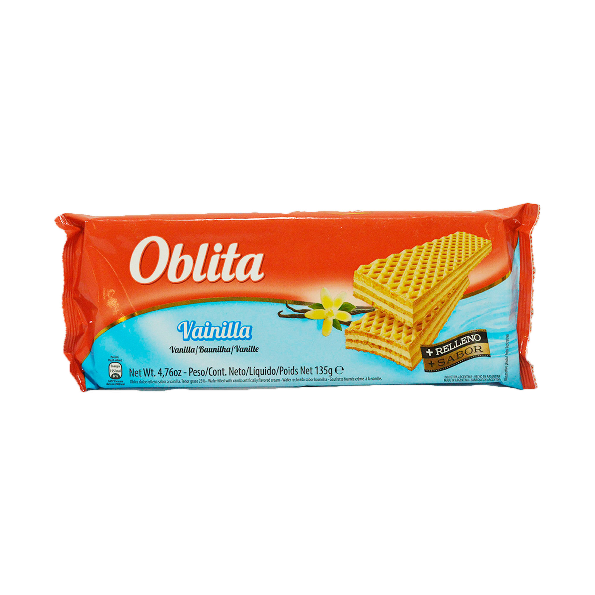 Oblea Oblita vainilla 135 g. - Carrefour