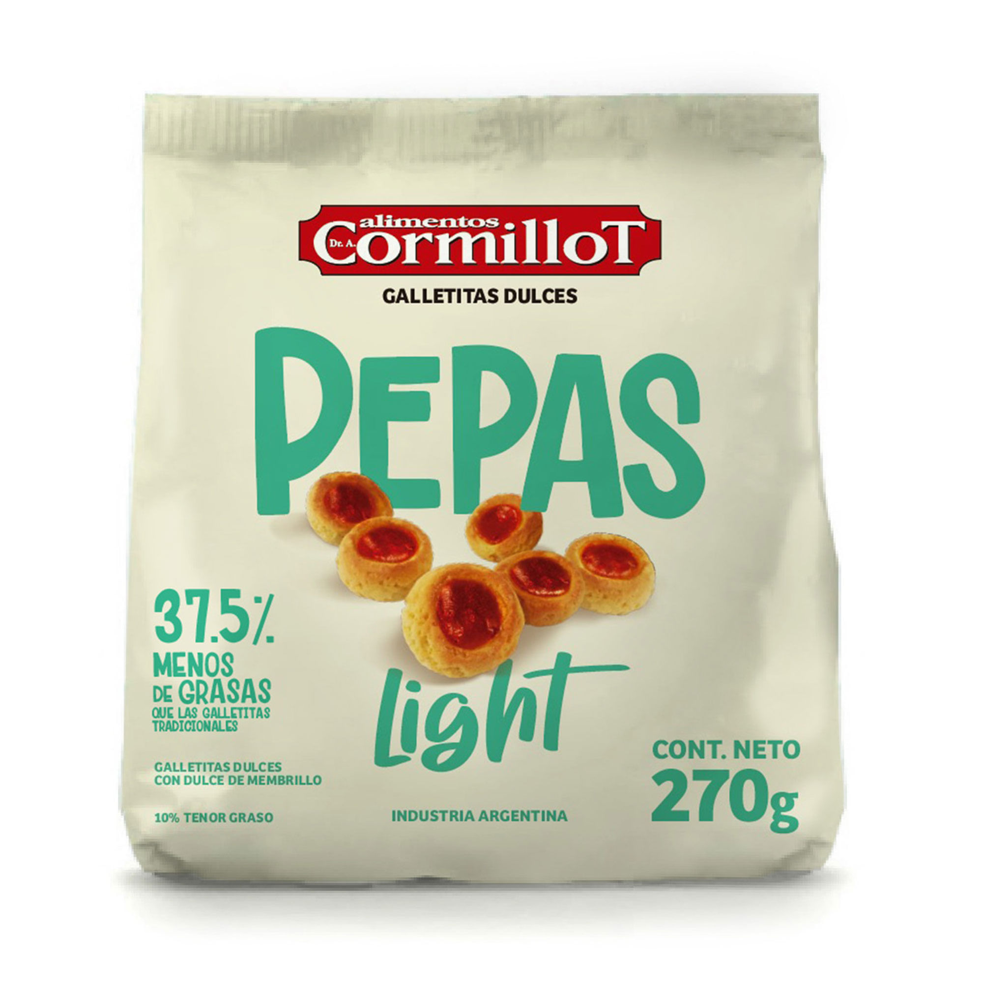 Galletitas Dr. Cormillot pepas light 270 g. - Carrefour