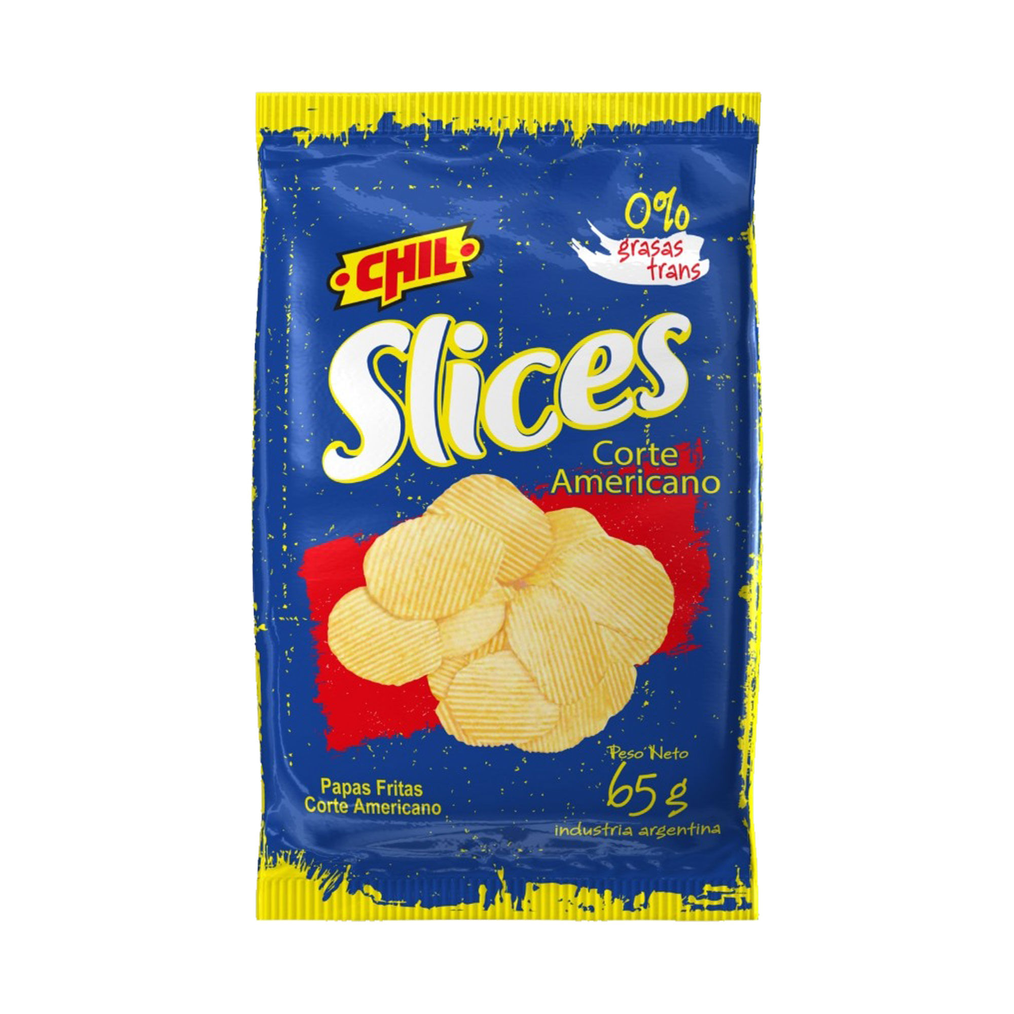 Papas fritas Slices corte americano 65 g. - Carrefour