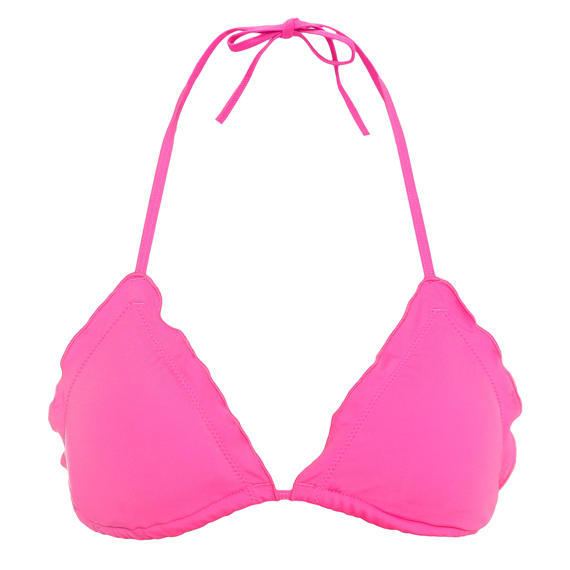 Bikini top Tex triángulo con frunce mujer - Carrefour