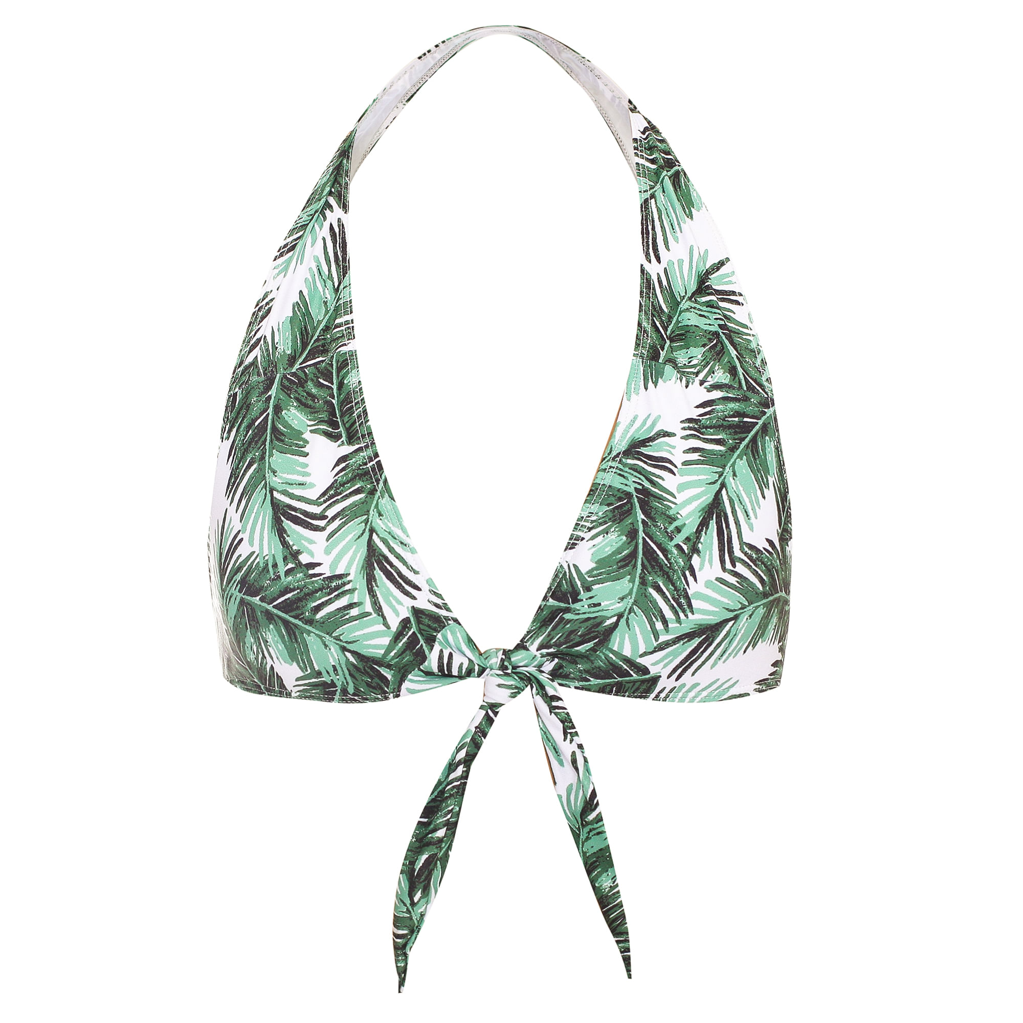 Bikini top Tex nudo estampada mujer - Carrefour