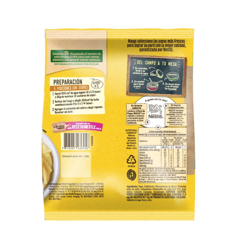 Pure de papas Maggi original 200 g. - Carrefour