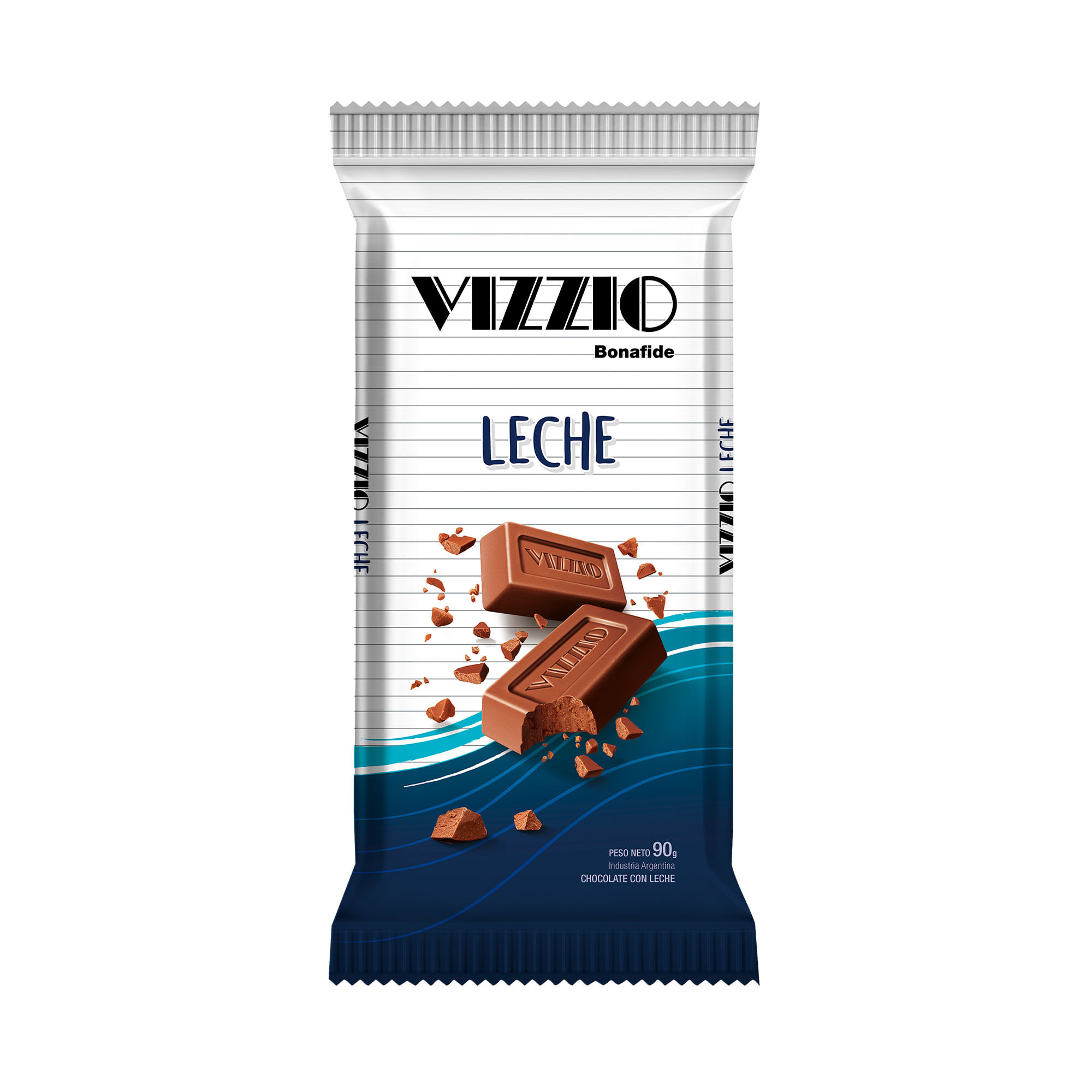 Tableta de chocolate Vizzio con leche 90 g. - Carrefour