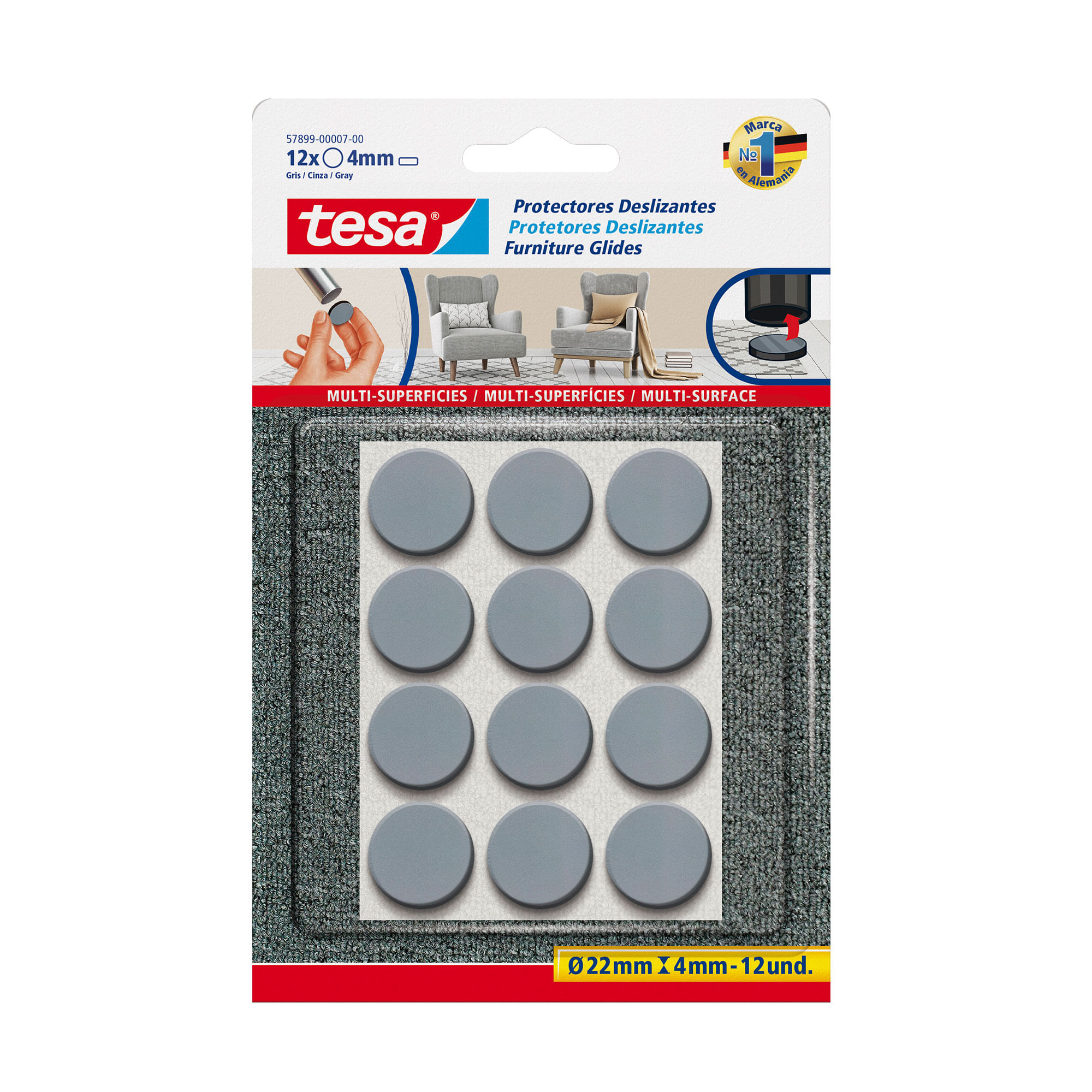 Protector Tesa deslizante 22mm circulos - Carrefour