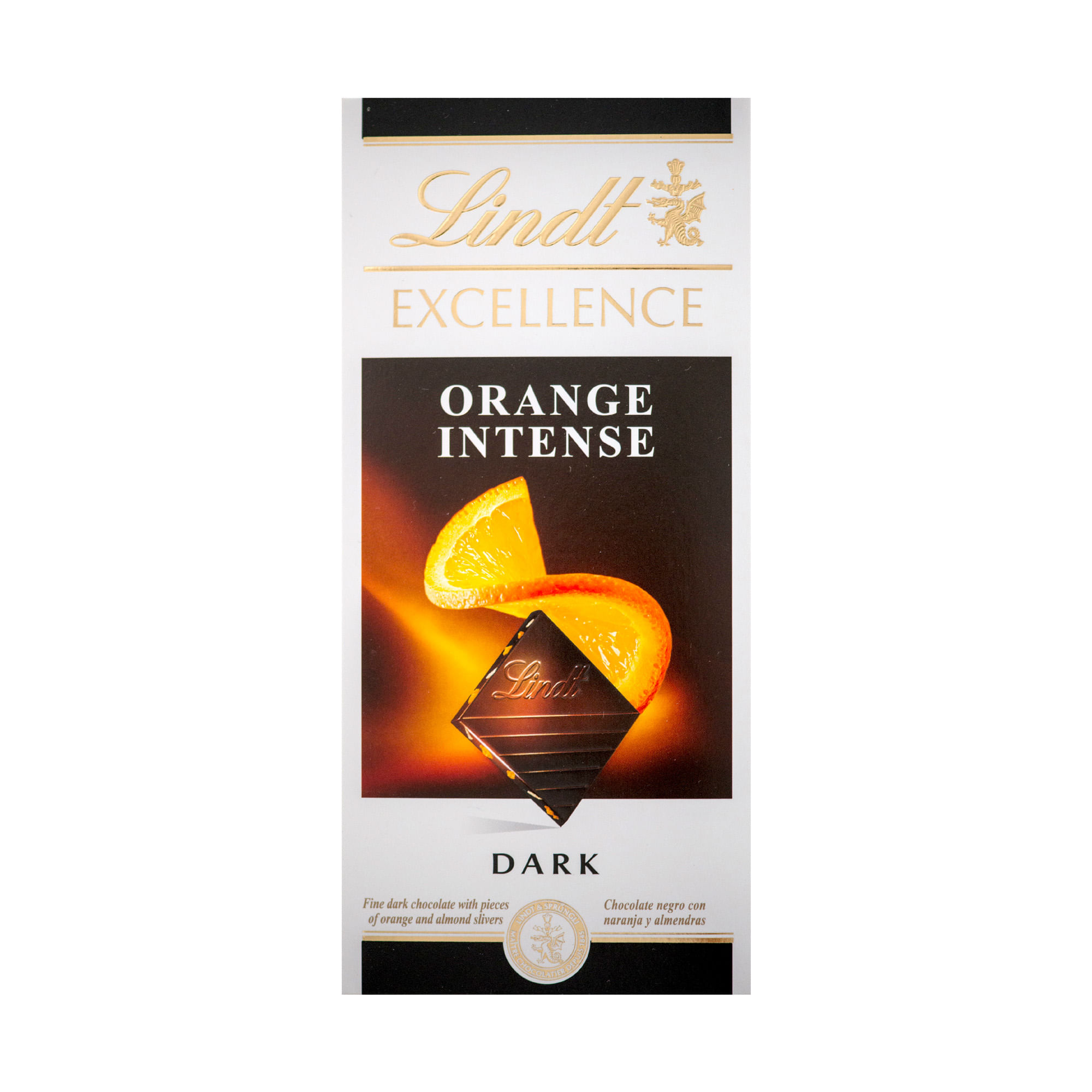 Tableta Lindt chocolate con naranja excellence 100 g. - Carrefour
