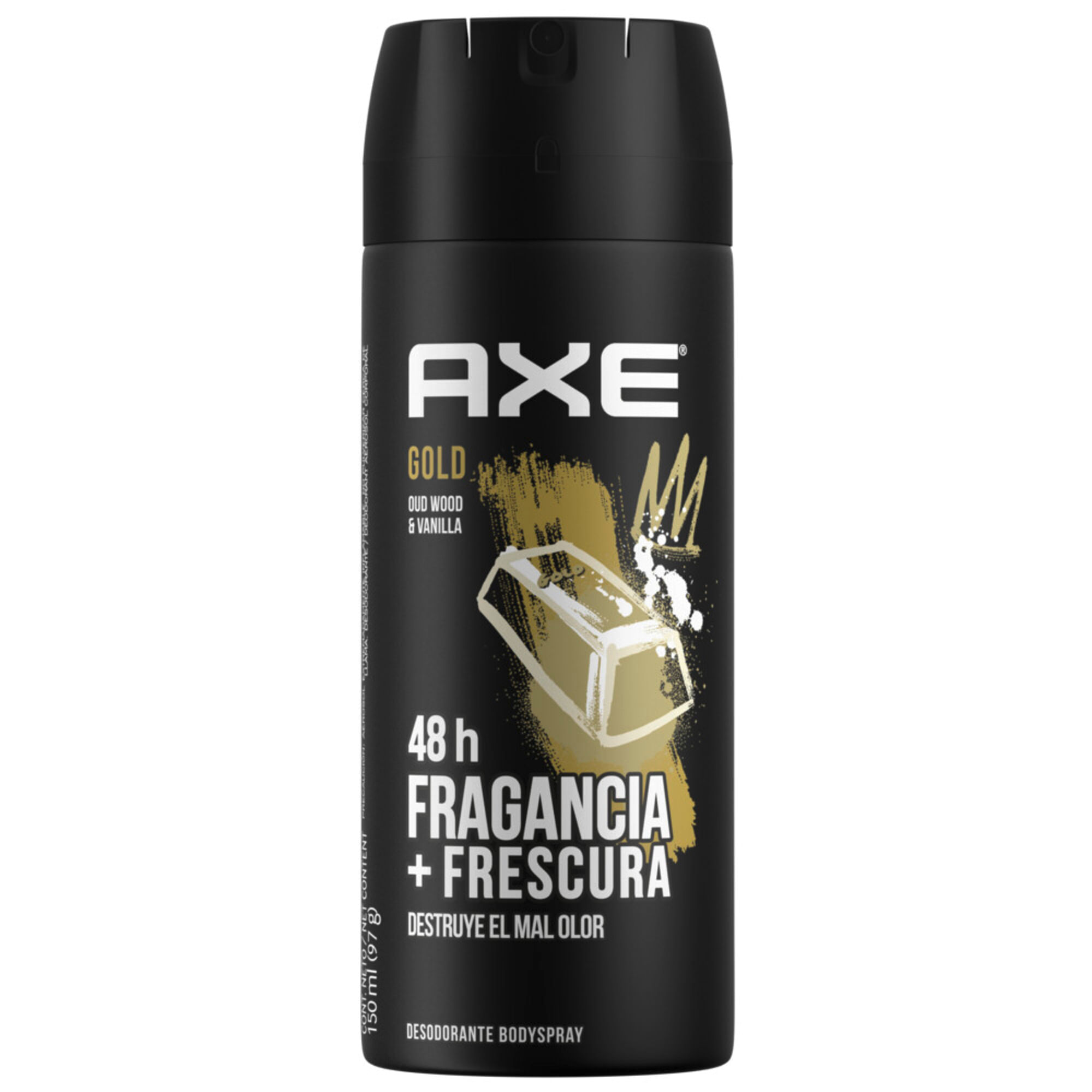 Desodorante para hombre Axe gold vainilla en aerosol 150 ml. - Carrefour