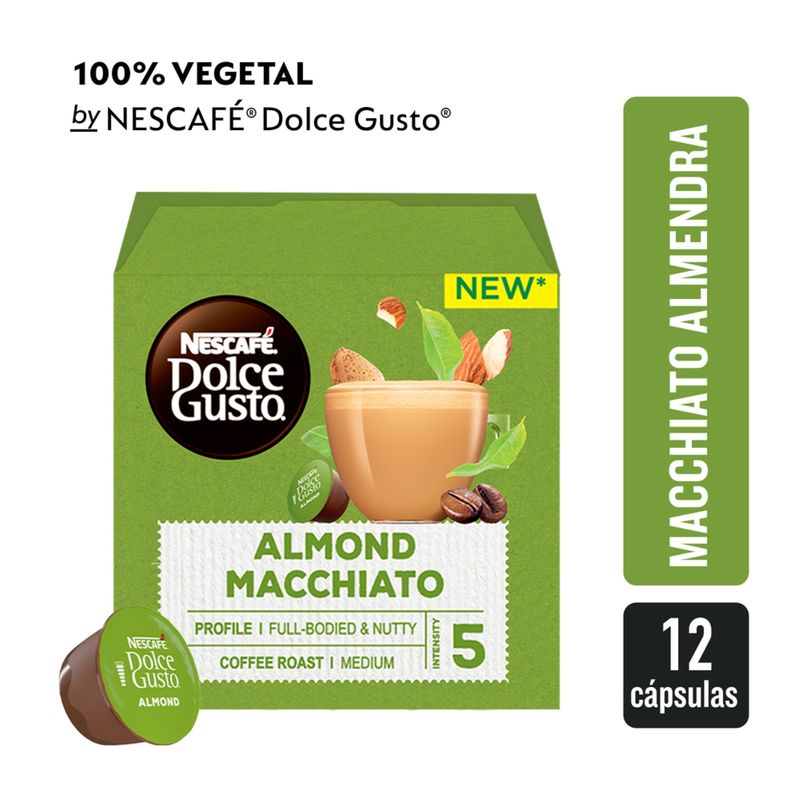 Cápsulas de café nescafé® Dolce Gusto® almendra macchiato x 12 cápsulas ...