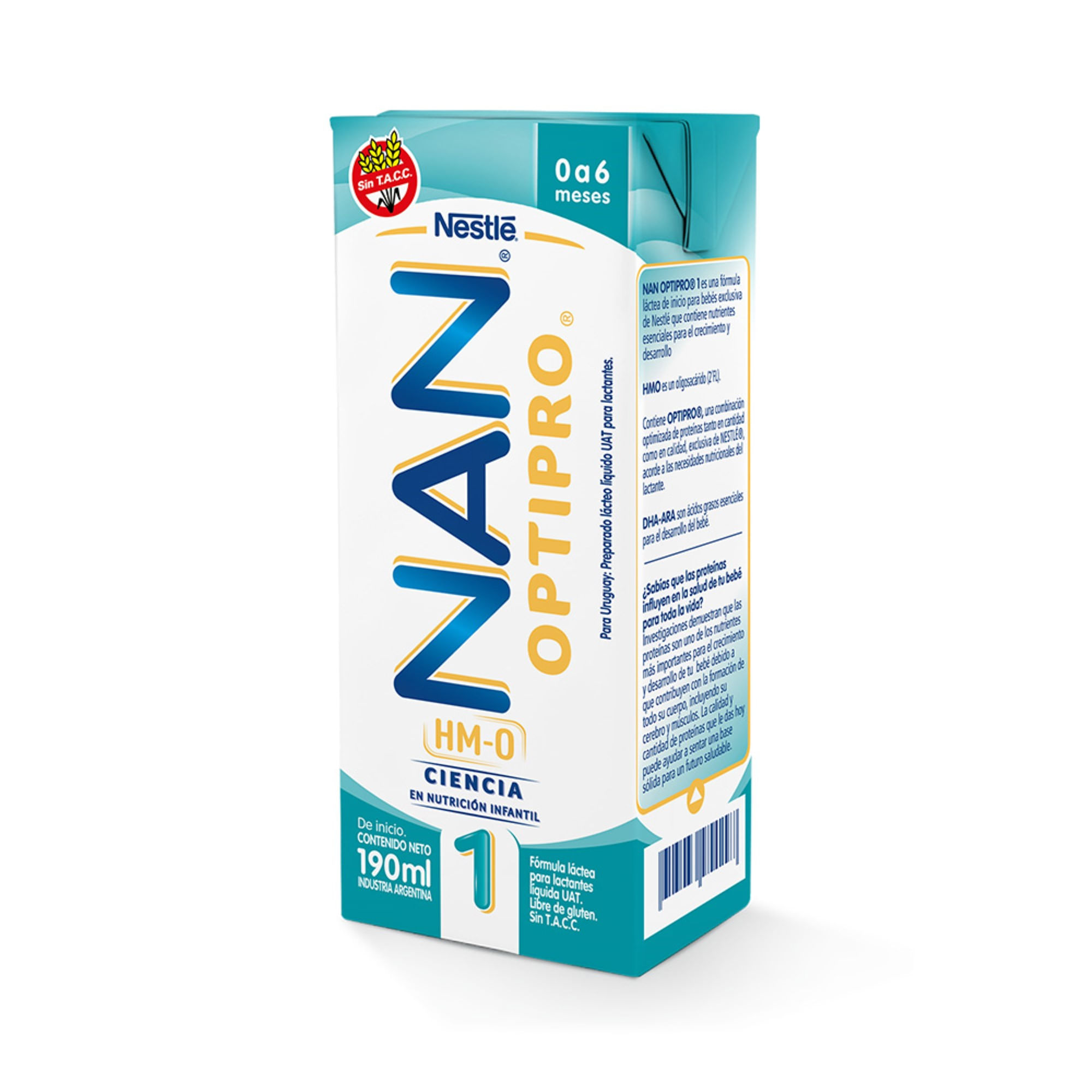 Leche entera fluida etapa 1 Nan 190 cc. - Carrefour