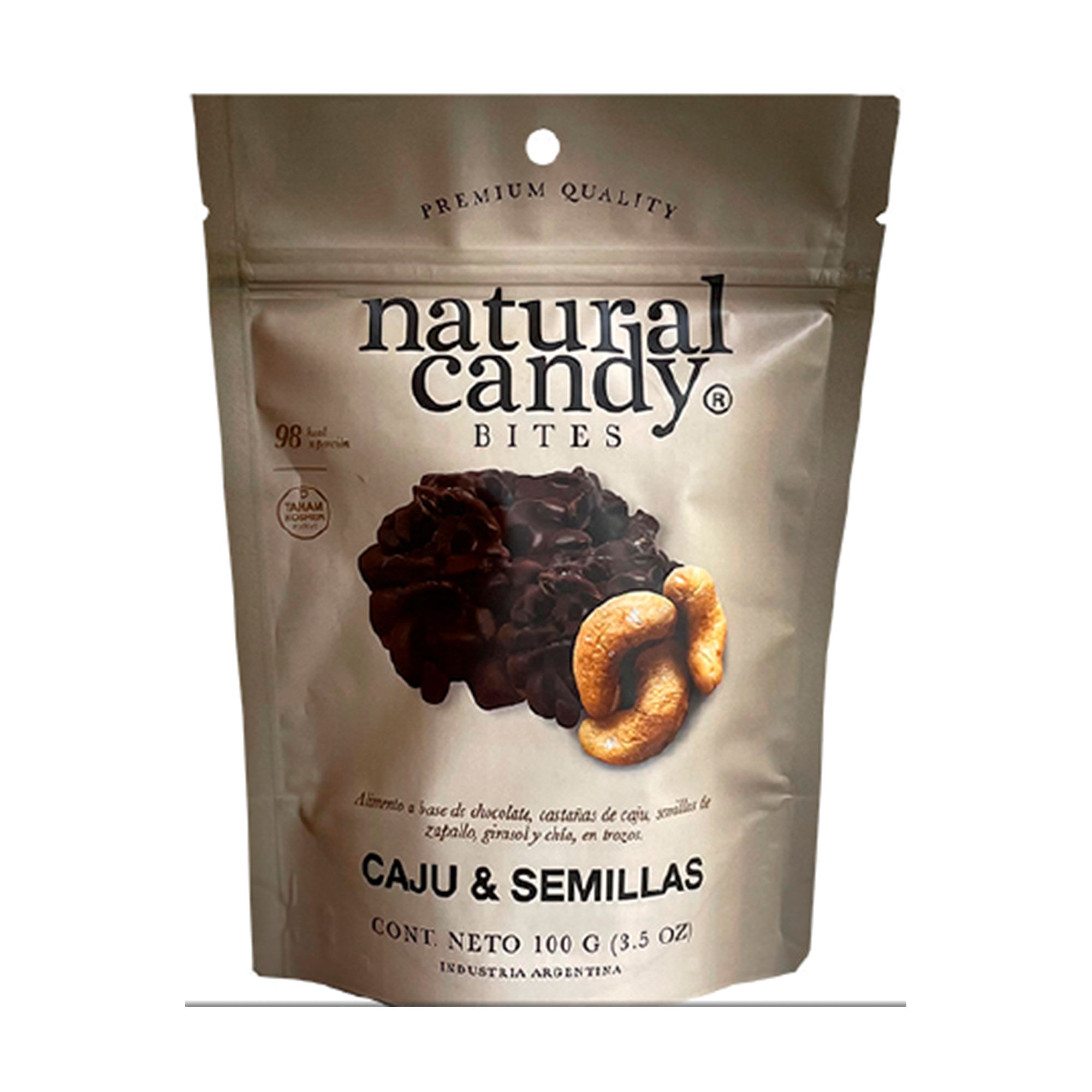 Cajú y semillas Natural Candy con chocolate 100 g. - Carrefour