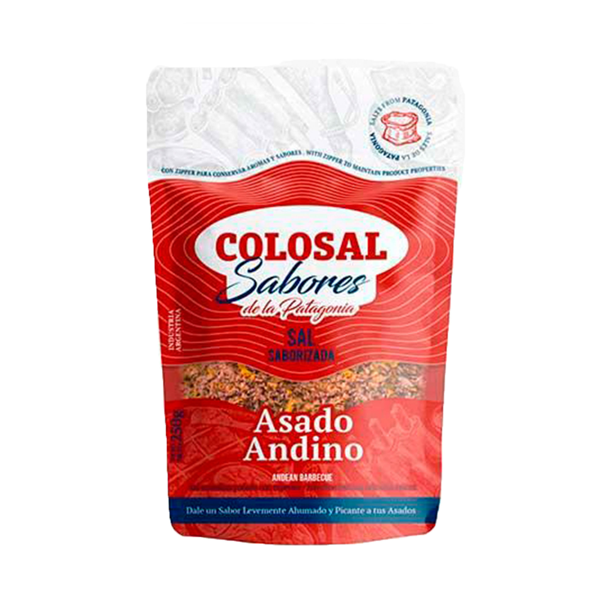 Sal Colosal sabor asado andino 500 g. - Carrefour