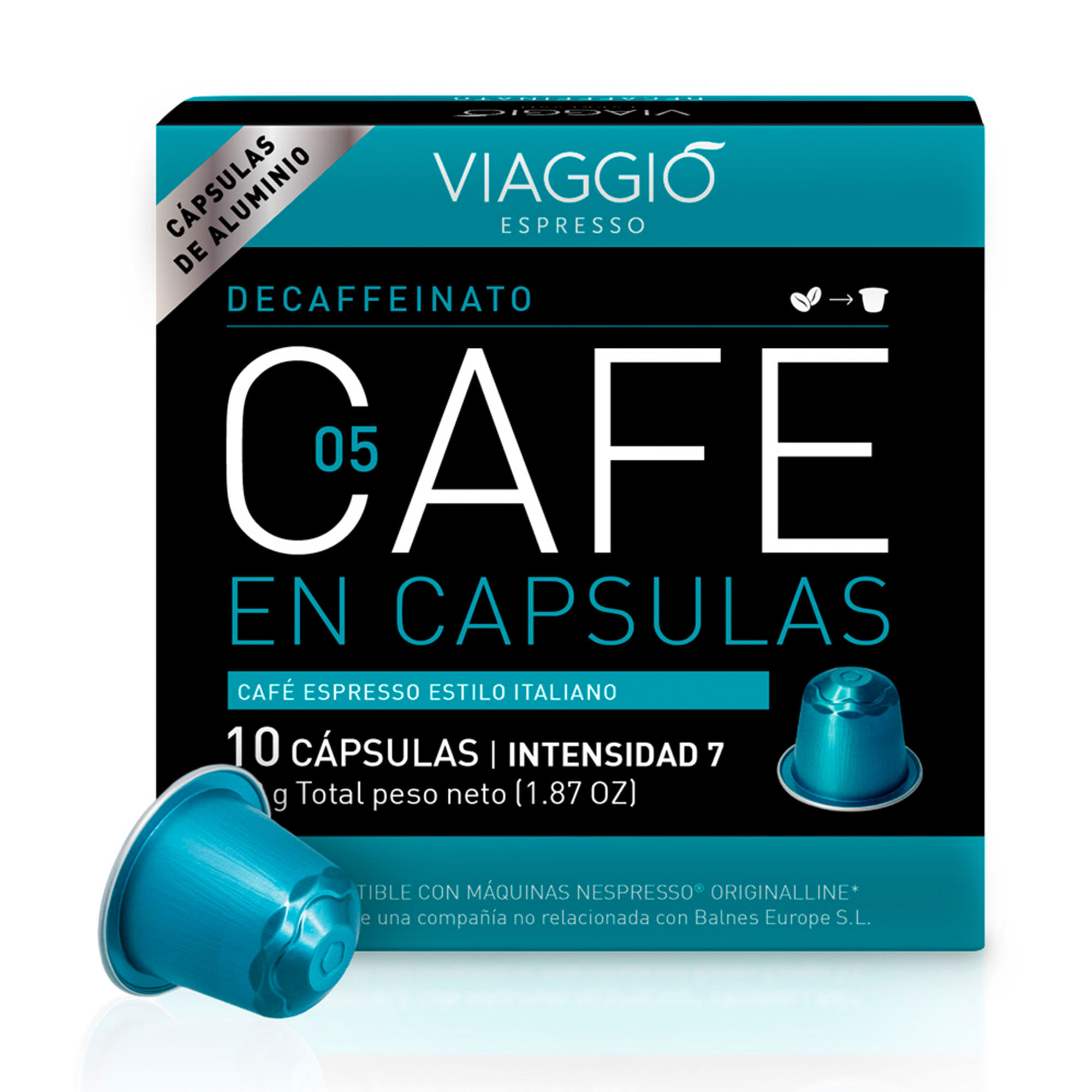 Cápsulas de café Viaggio decaffeinato espresso x 10 uni - Carrefour