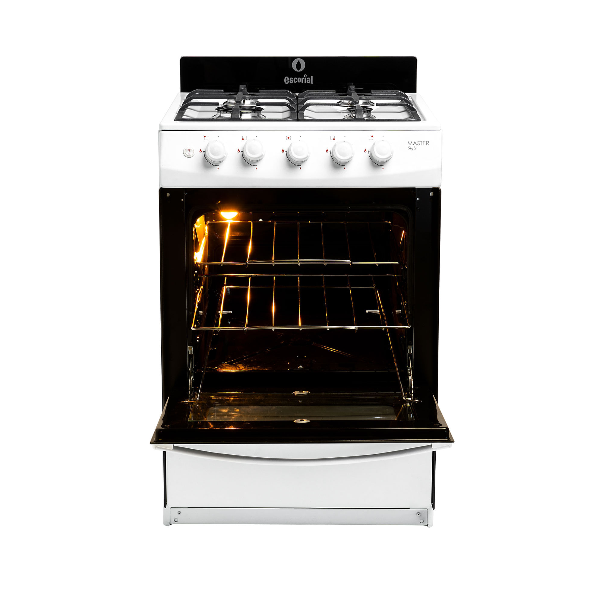 Cocina Escorial MASTER STYLE BCA 56 MG blanca - Carrefour