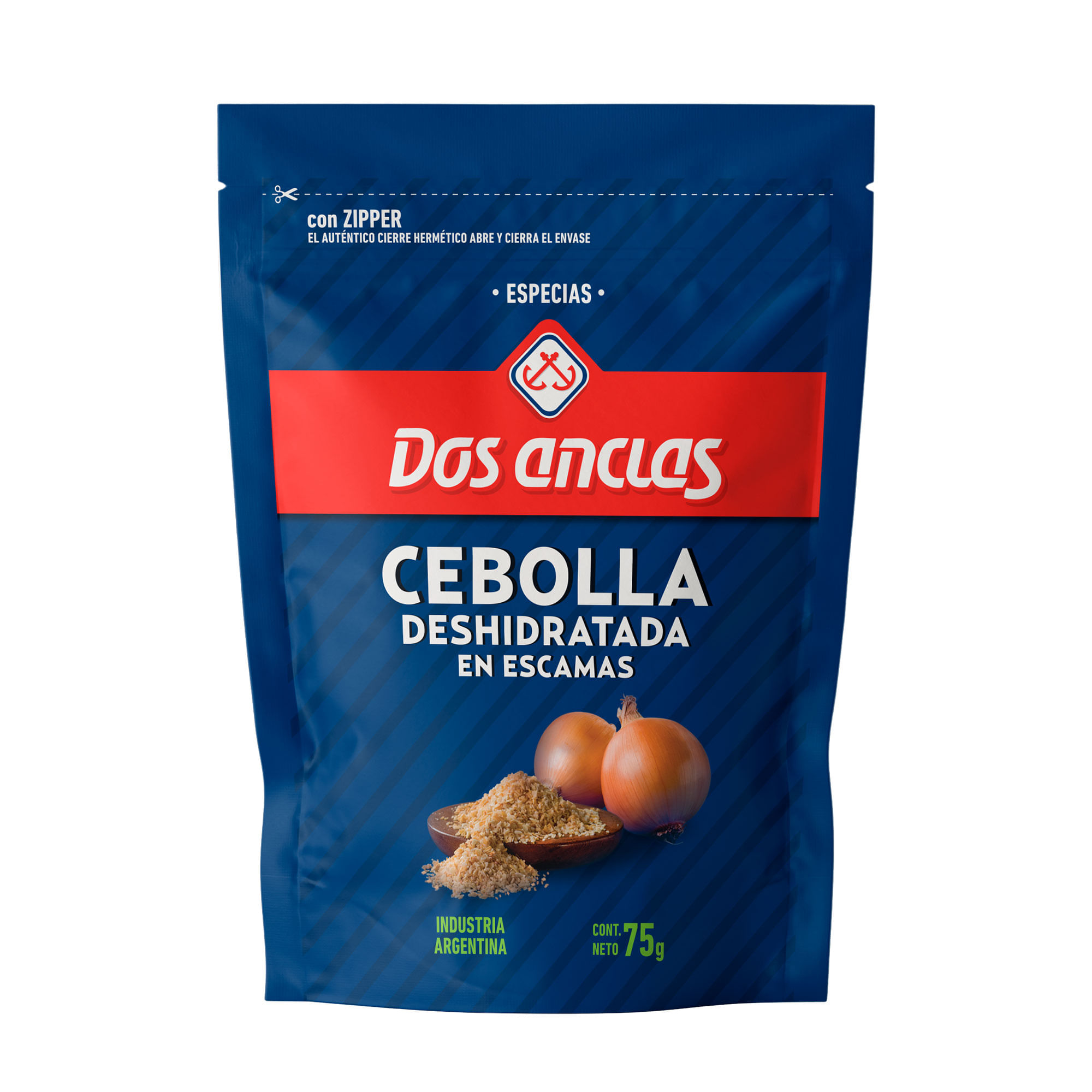 Cebolla deshidratada Dos Anclas 75 g. - Carrefour