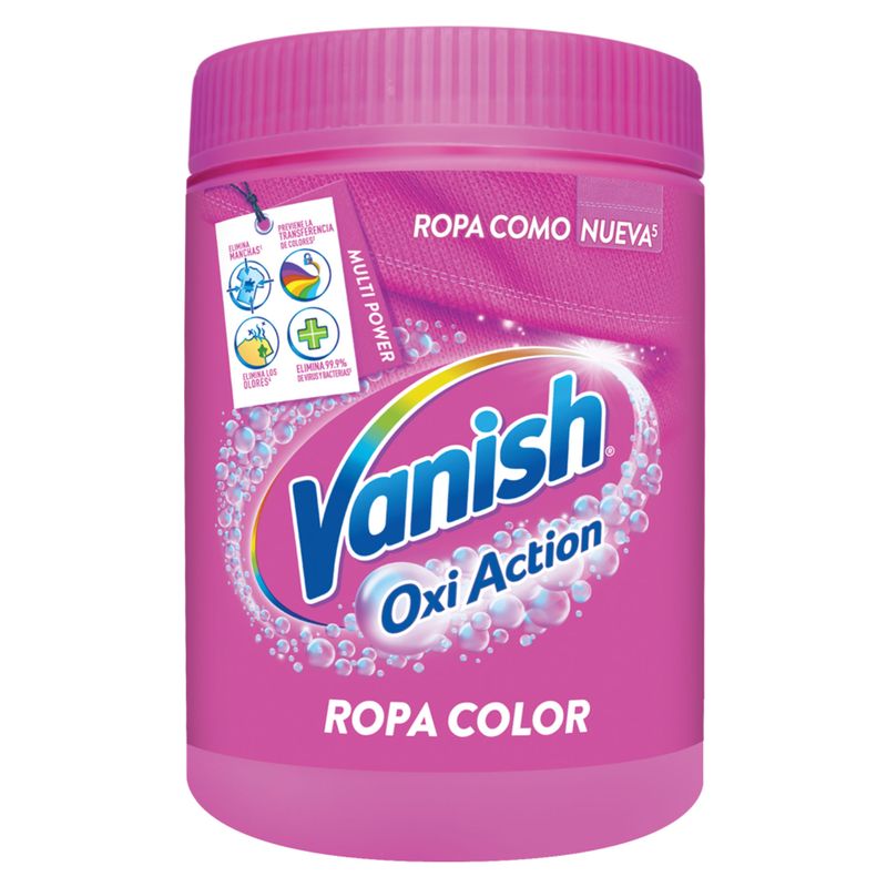 Quitamanchas Vanish polvo rosa pote 450 g. - Carrefour