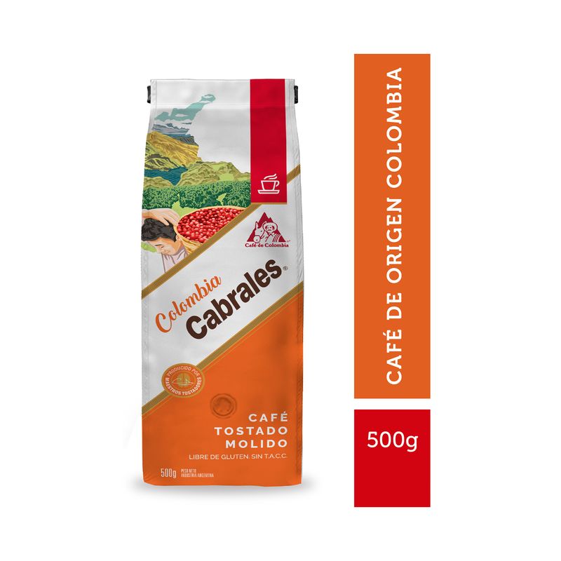Café molido Cabrales tostado colombia 500 g. - Carrefour
