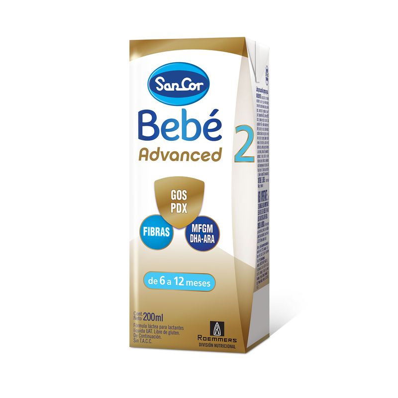 Leche fluida Sancor bebé 2 advanced 200 cc. - Carrefour