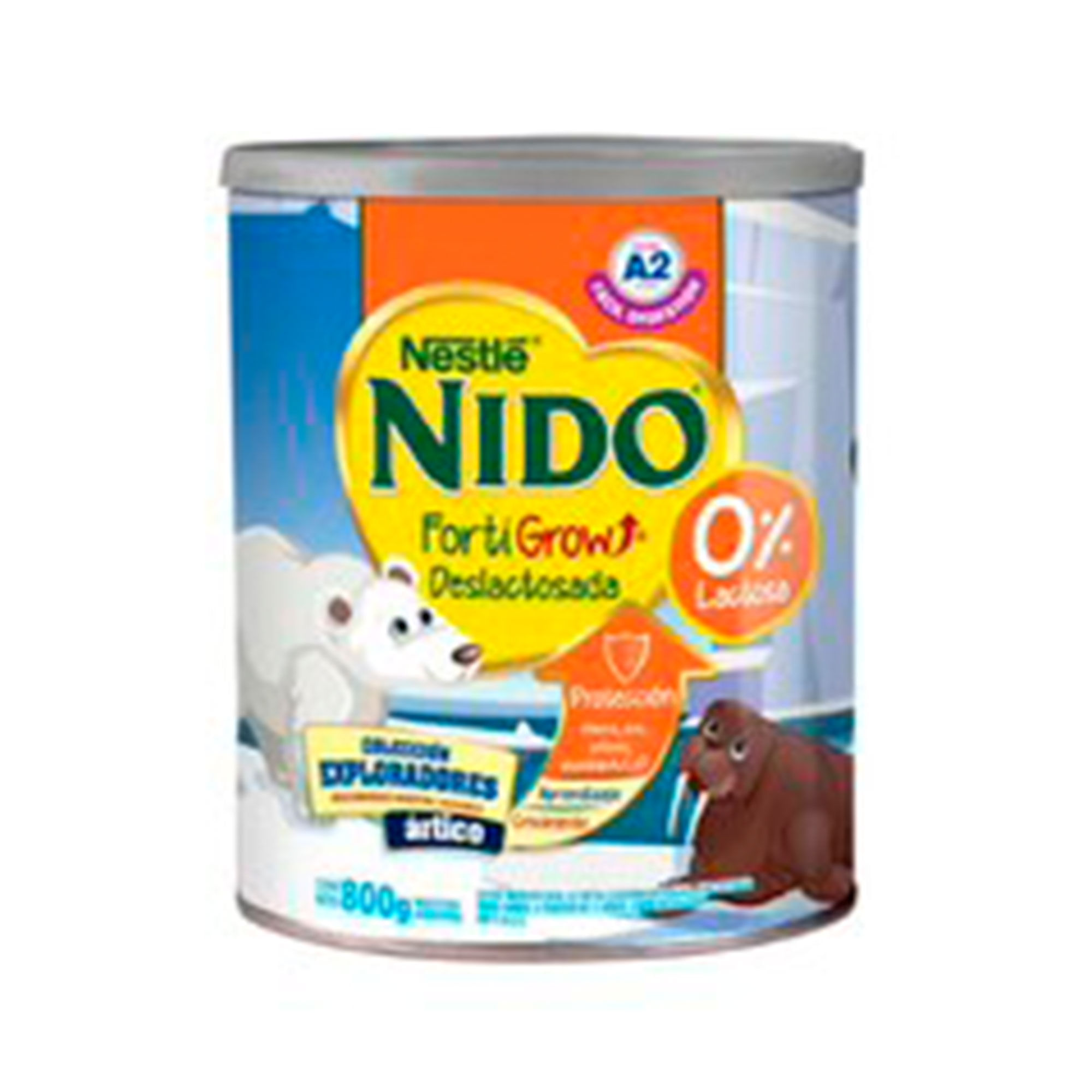Leche En Polvo Nido 0 Lactosa Fortigrow 800 G Carrefour