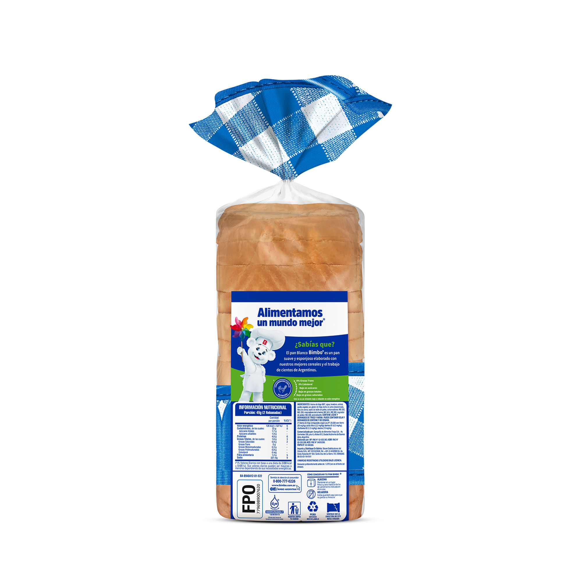 Pan de mesa Bimbo blanco 400 g. - Carrefour