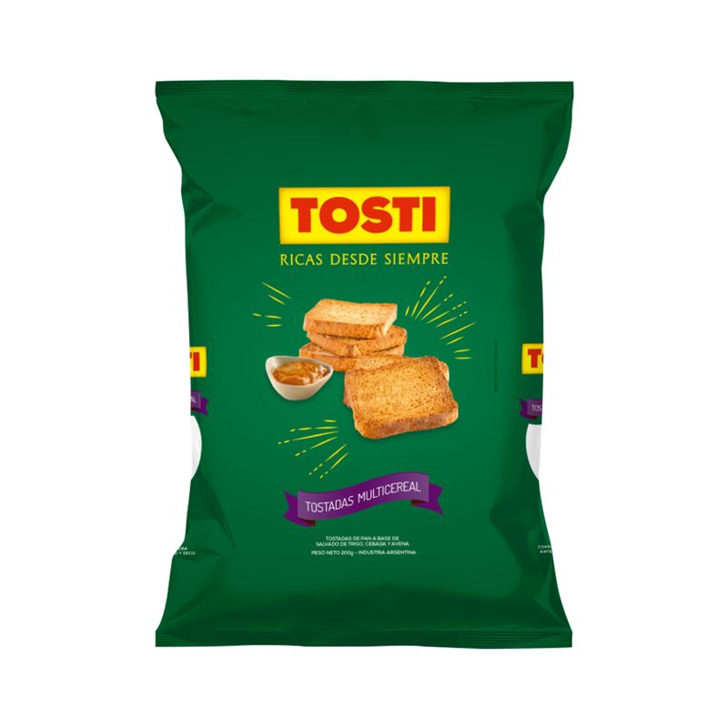 Tostadas Tosti multicereal 200 g. - Carrefour