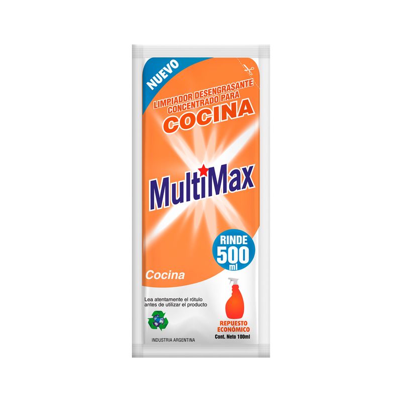 Limpiador de cocina Multimax concentrado 100 cc. - Carrefour