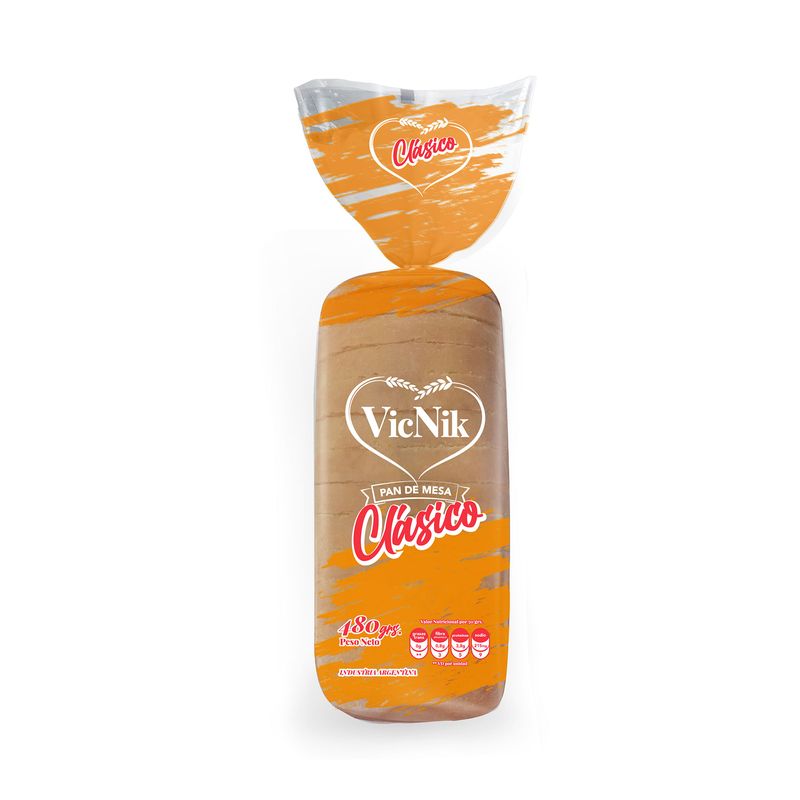 Pan de mesa Vic nik blanco clásico en bolsa 480 g. - Carrefour