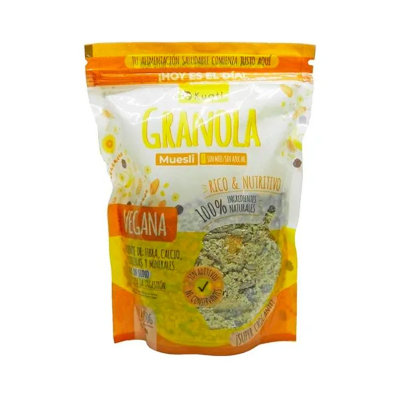 Granola Kuati muesli sin azúcar 250 g. - Carrefour