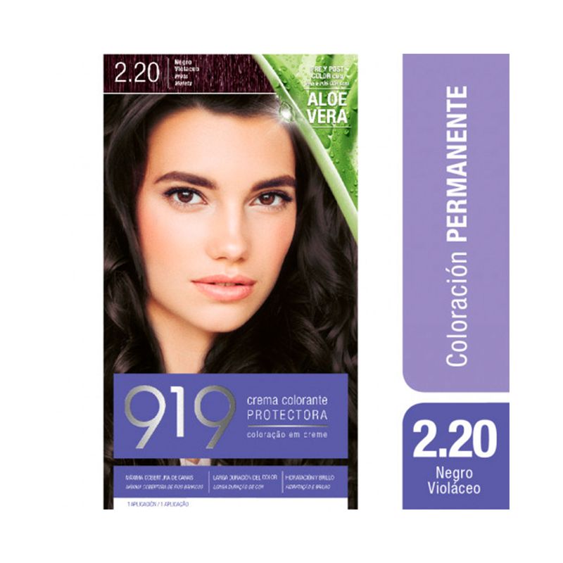 Color permamente 919 kit negro violaceo t2.2 1 uni - Carrefour