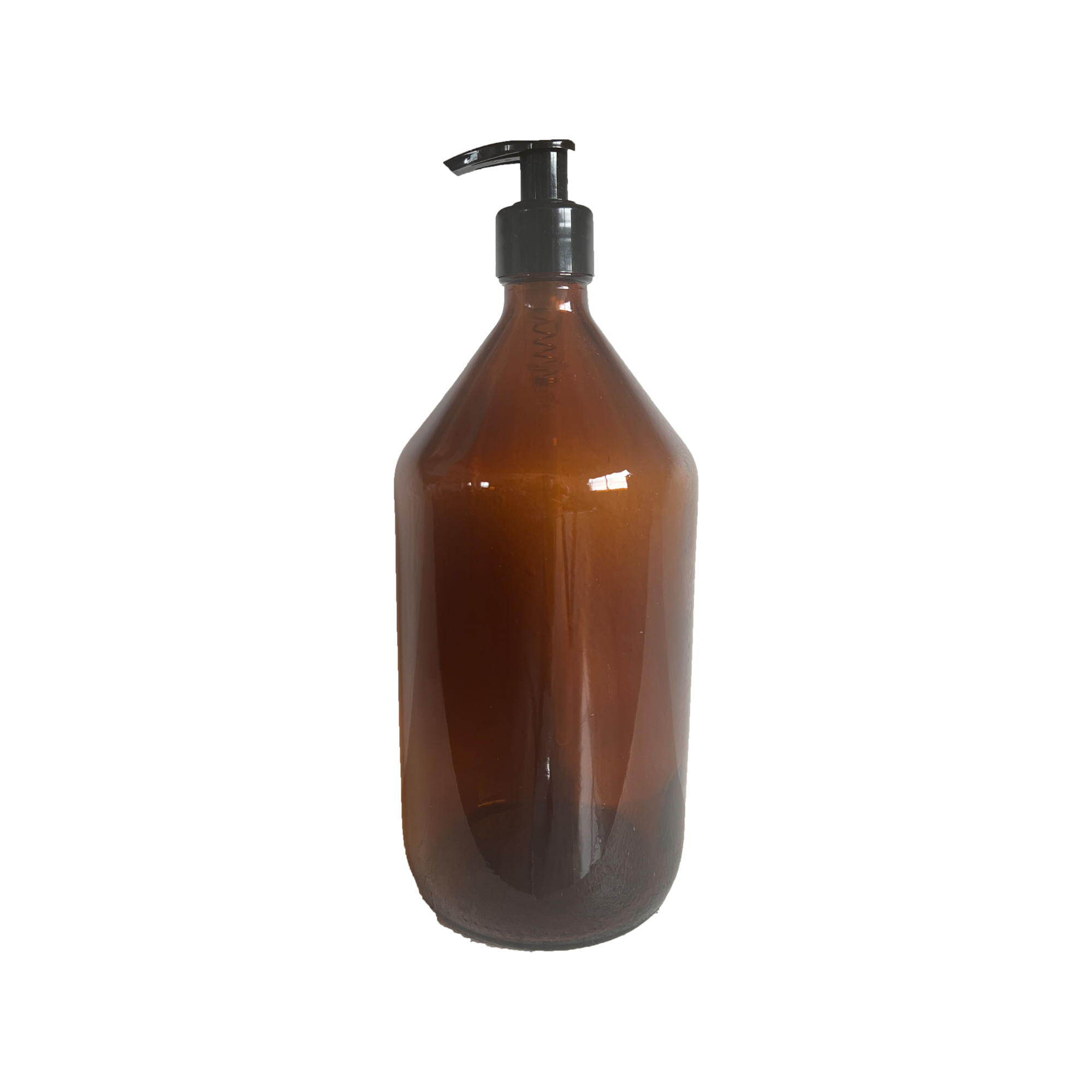 Botella vidrio ambar con dosificador 1000 ml. dc - Carrefour
