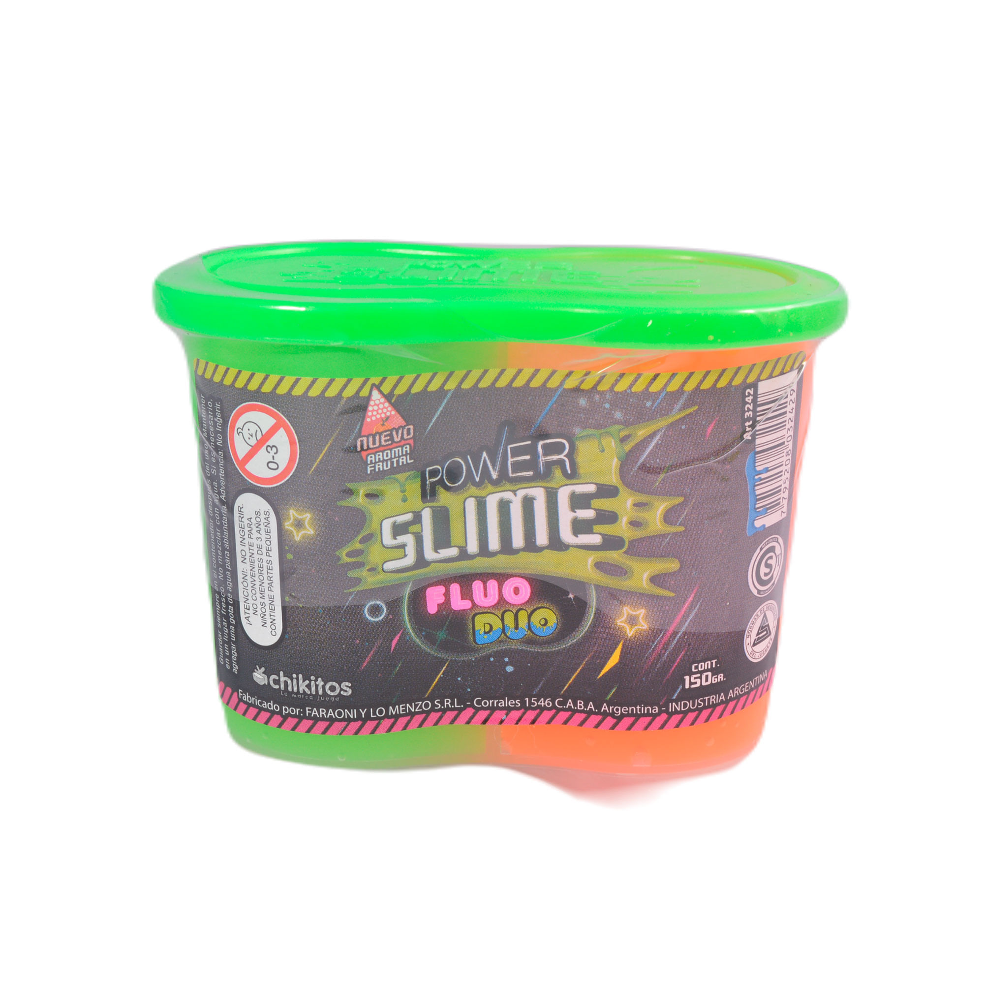 Masa tipo slime duo colores fluo - Carrefour