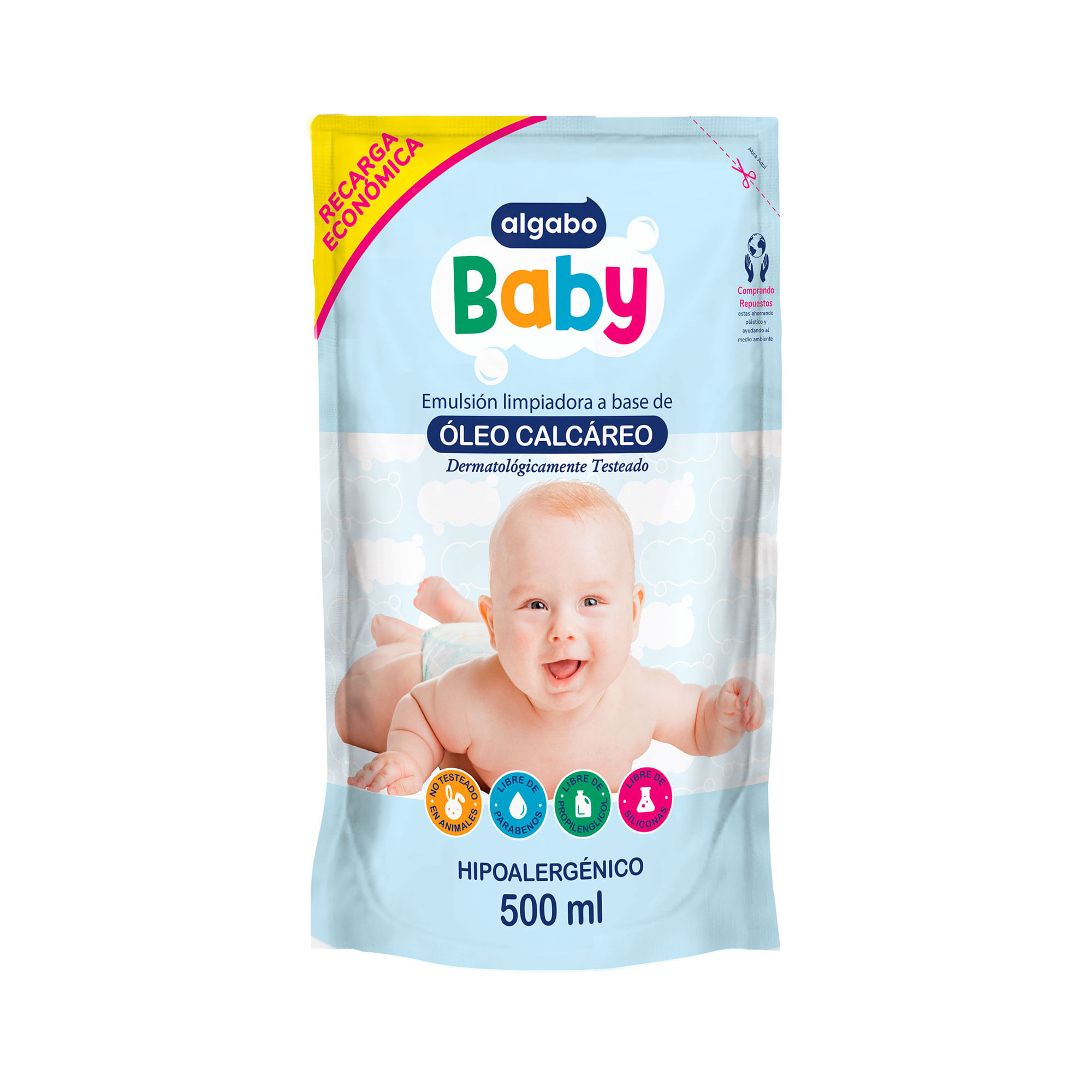 Oleo calcareo Algabo baby hipolar dp 500 cc. - Carrefour