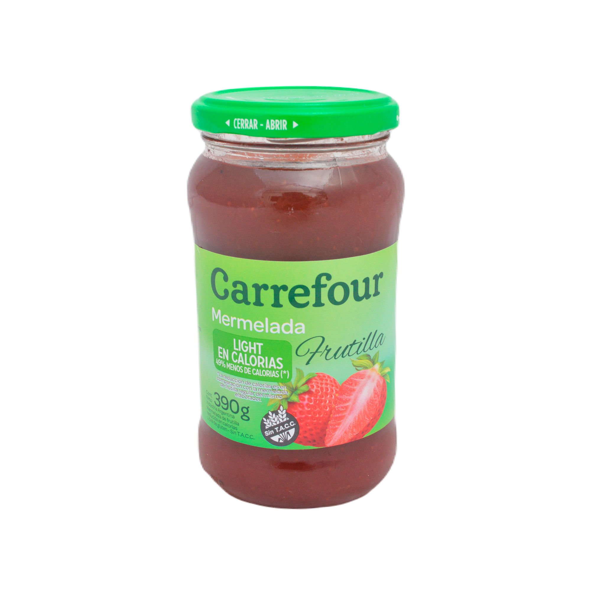 Mermelada light Carrefour de frutilla 390 g. - Carrefour