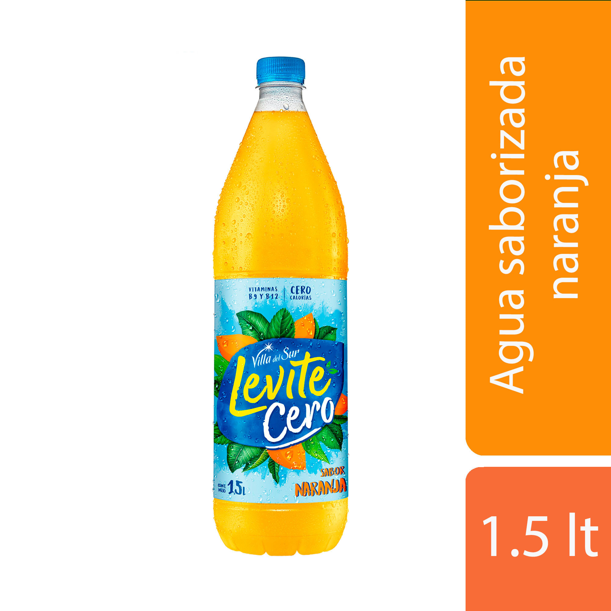 Agua saborizada de naranja Levité cero 1,5 lts - Carrefour