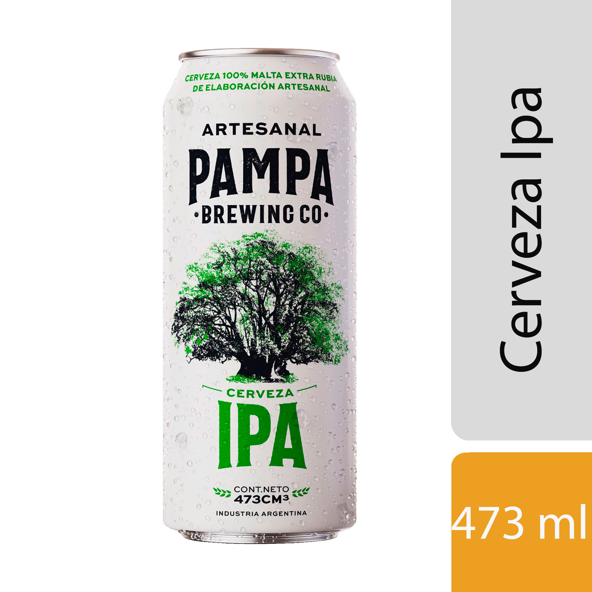 Cerveza ipa Pampa Brewing lata 473 cc. - Carrefour