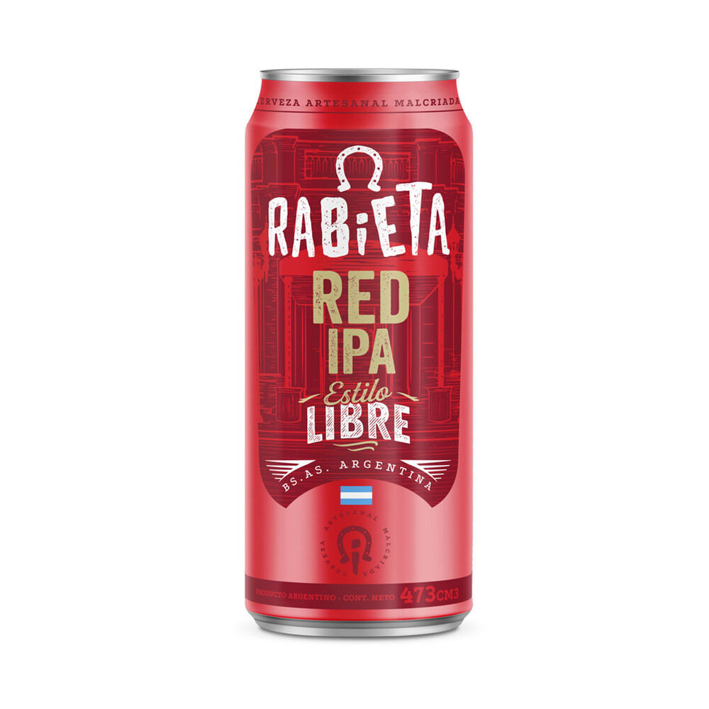 Cerveza roja Rabieta ipa 473 cc. - Carrefour
