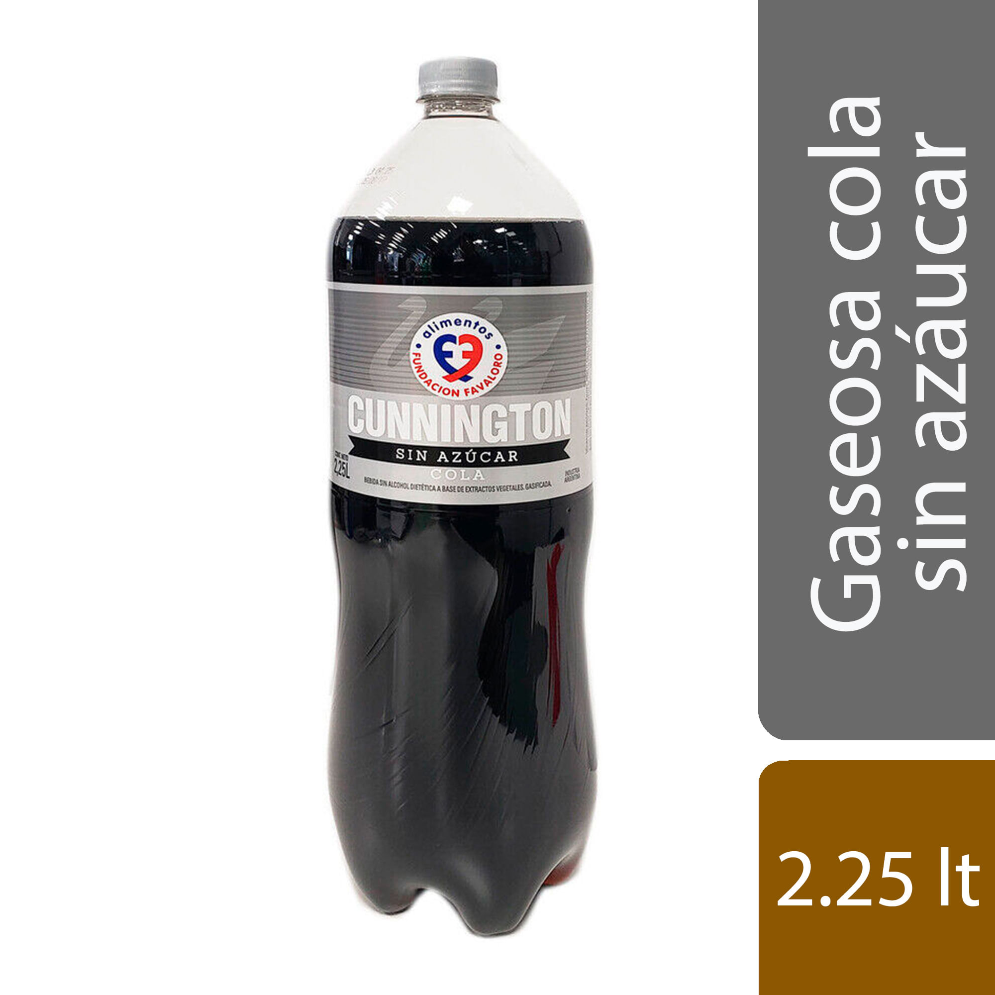 Gaseosa cola Cunnington sin azúcar 2,25 lts - Carrefour