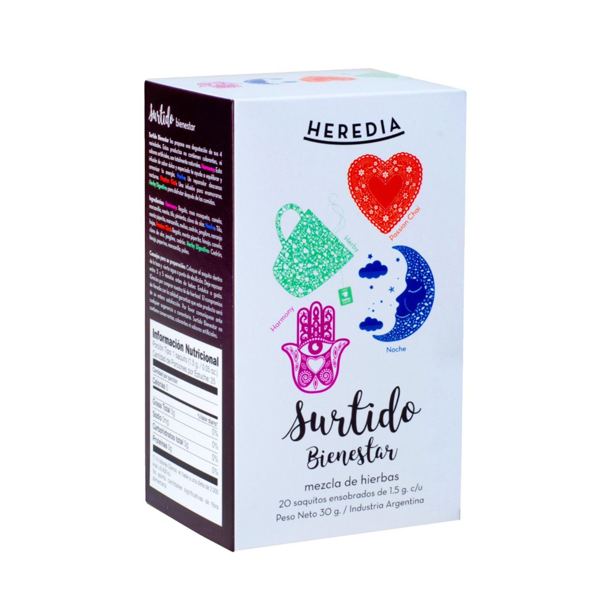 Té Heredia surtido bienestar 20 uni - Carrefour